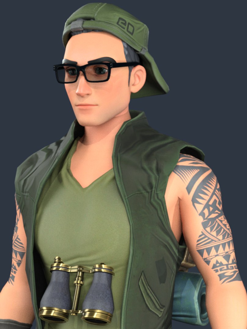 Cartoon Rigged Adventure Boy Character 3D Model 3D Model - TurboSquid ...