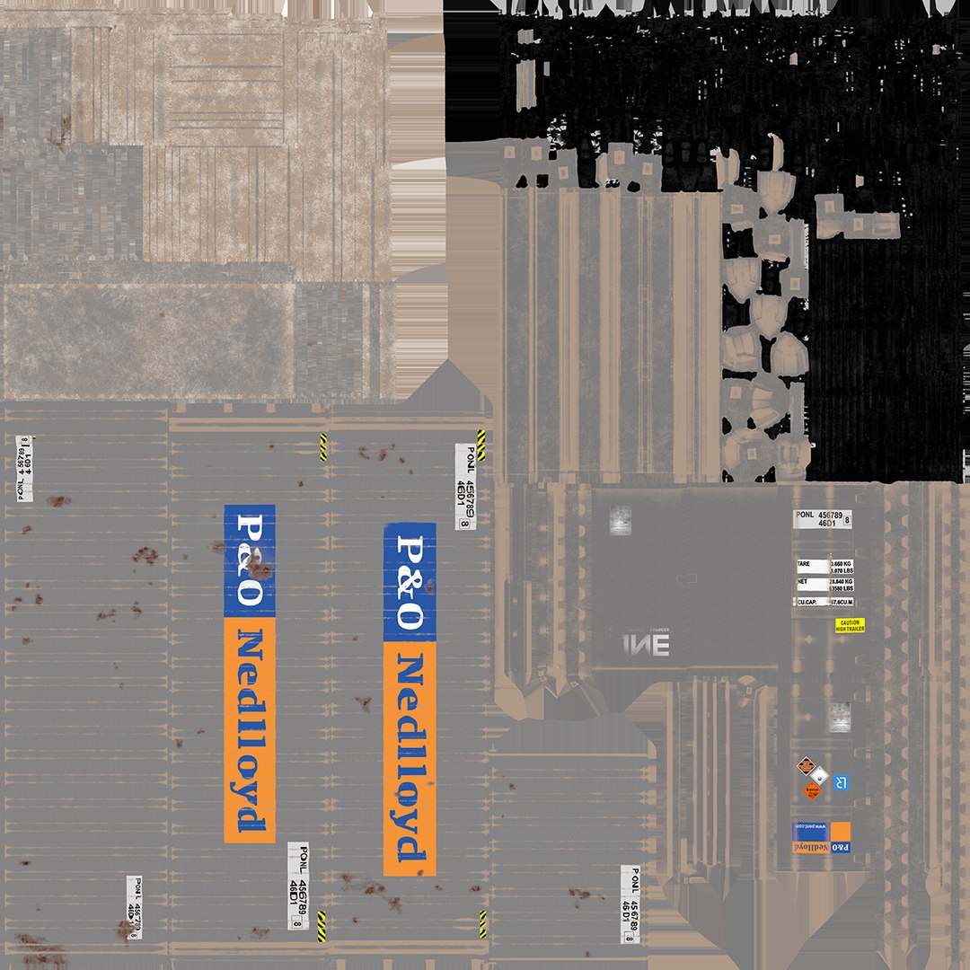 Shipping Container 1 Teu 3D - TurboSquid 1494361