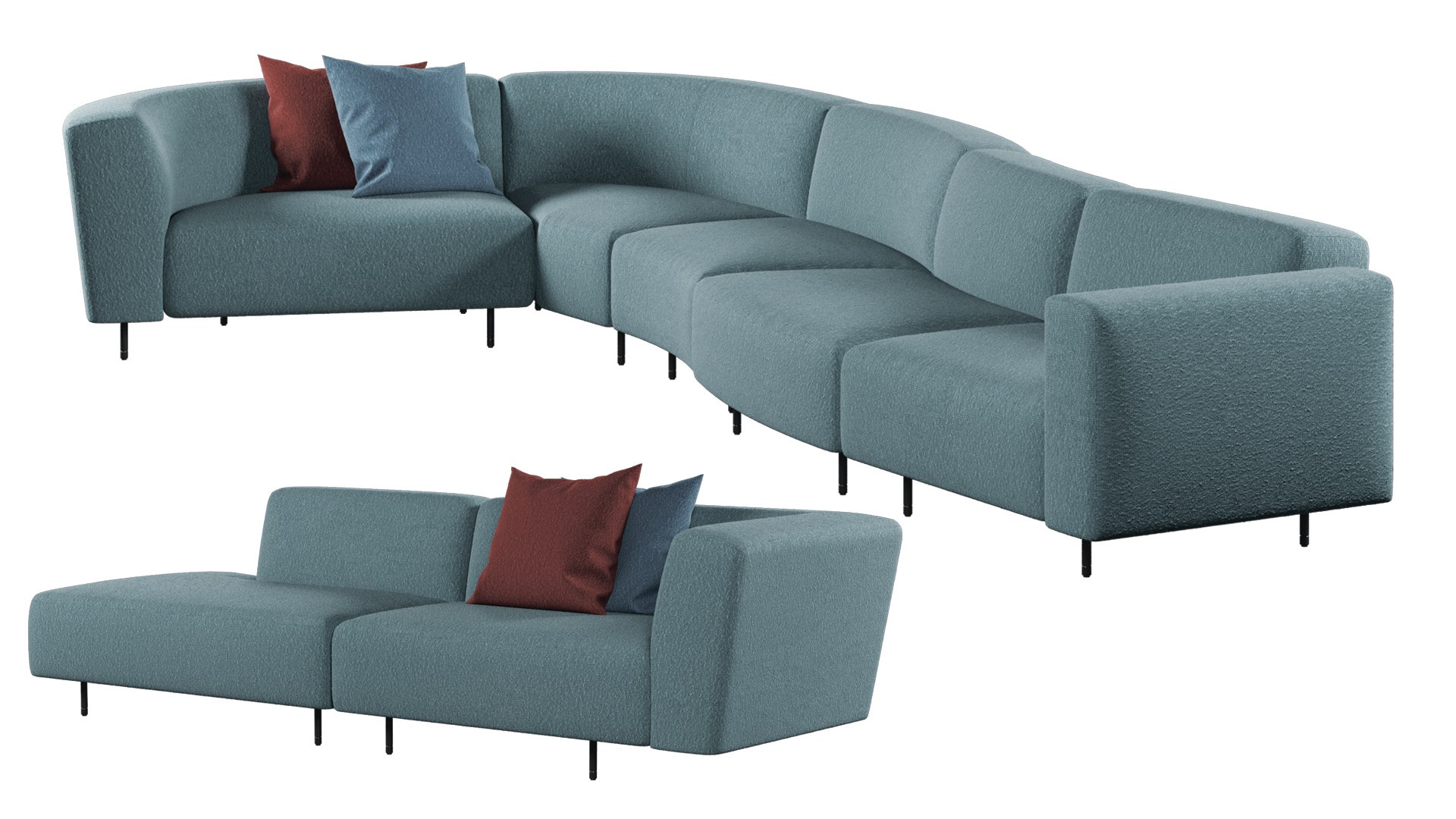 Office Sofa Keilhauer Meander 3D - TurboSquid 2197018