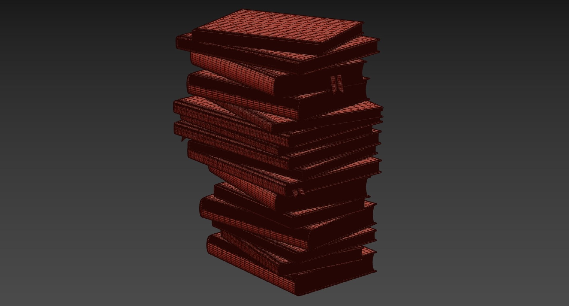 3D Stack Of Books - TurboSquid 1841907