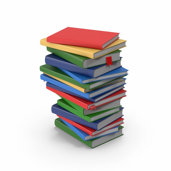 3D Stack Of Books - TurboSquid 1841907