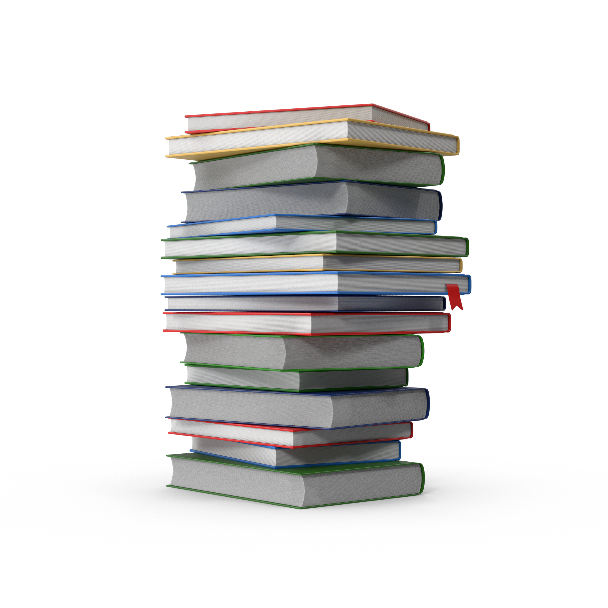 3D Stack Of Books - TurboSquid 1841907