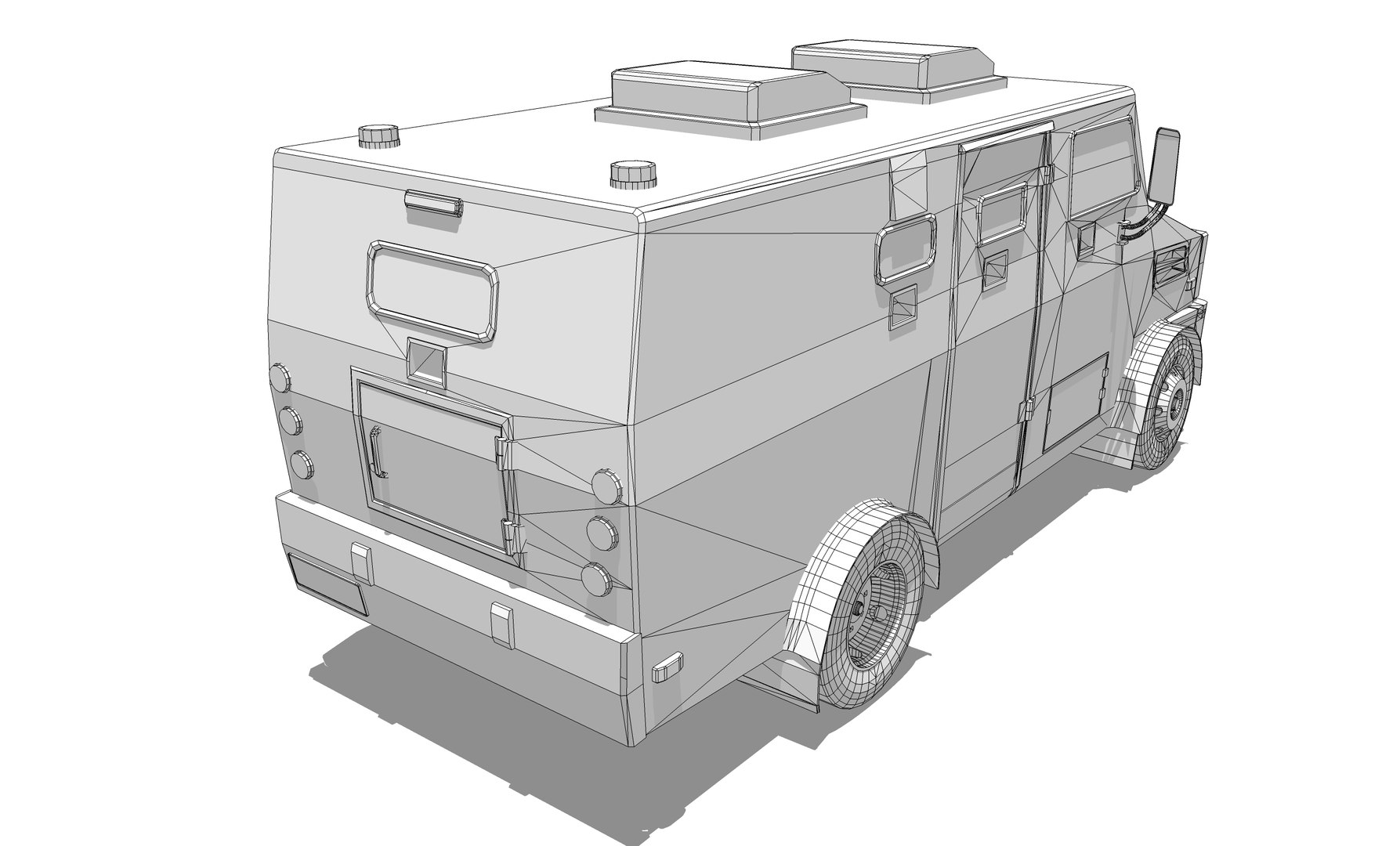 3D Ready Armored Car - TurboSquid 1368774