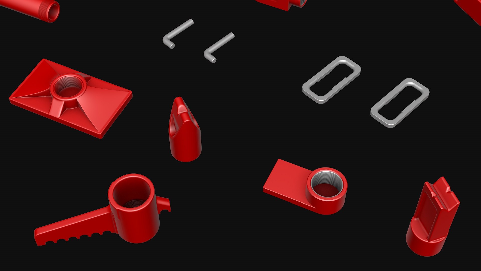 3D Model Straightening Tool Kit - TurboSquid 2347294