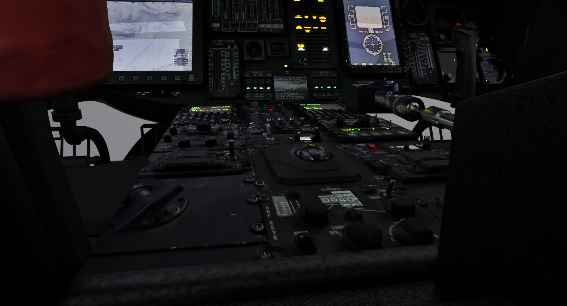 3D Black Hawk UH-60 Cockpit - TurboSquid 2104412