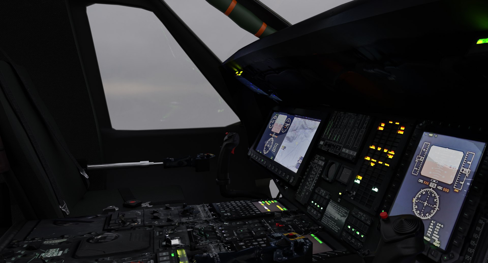 3D Black Hawk UH-60 Cockpit - TurboSquid 2104412