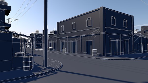 3D Poor Neighborhood Block - TurboSquid 1881274