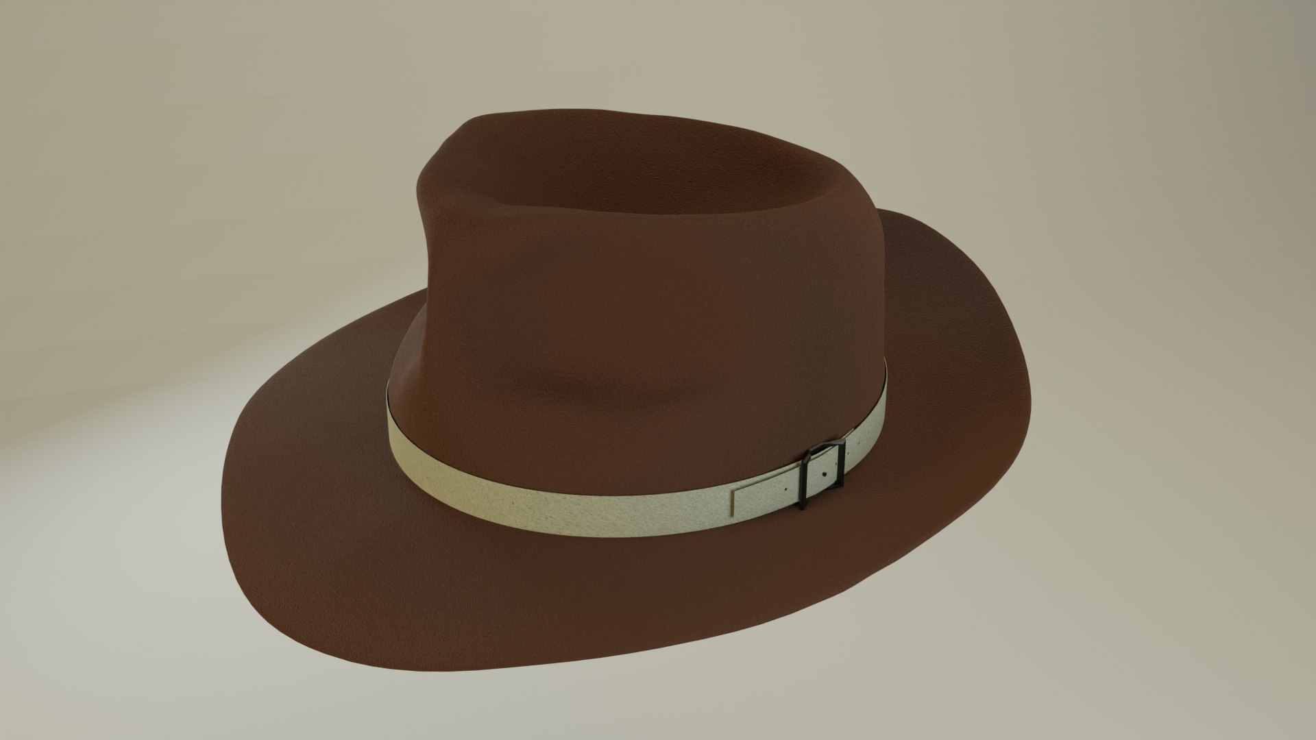 Brown Rim Hat 3D - TurboSquid 1963479