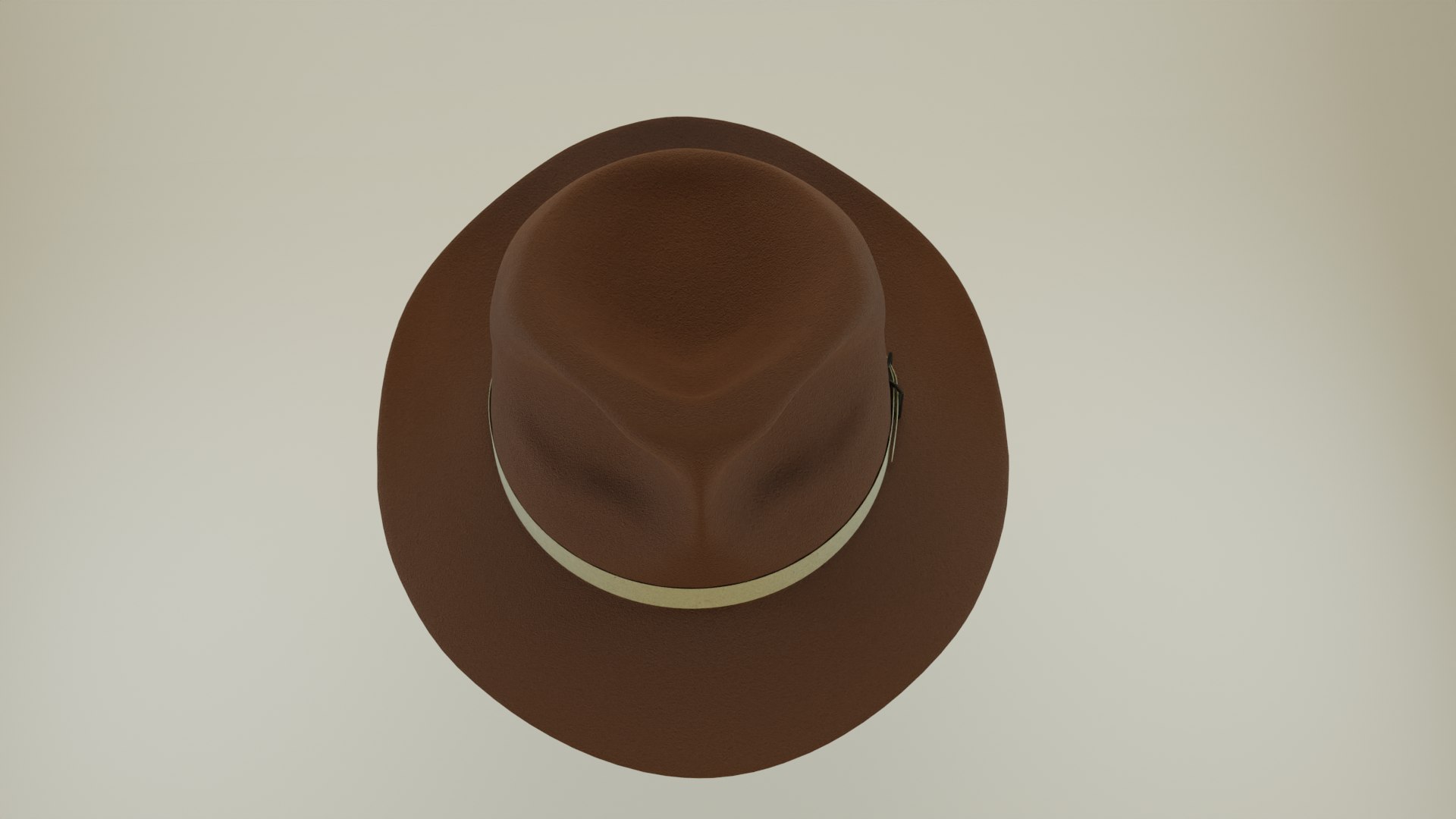 Brown Rim Hat 3D - TurboSquid 1963479