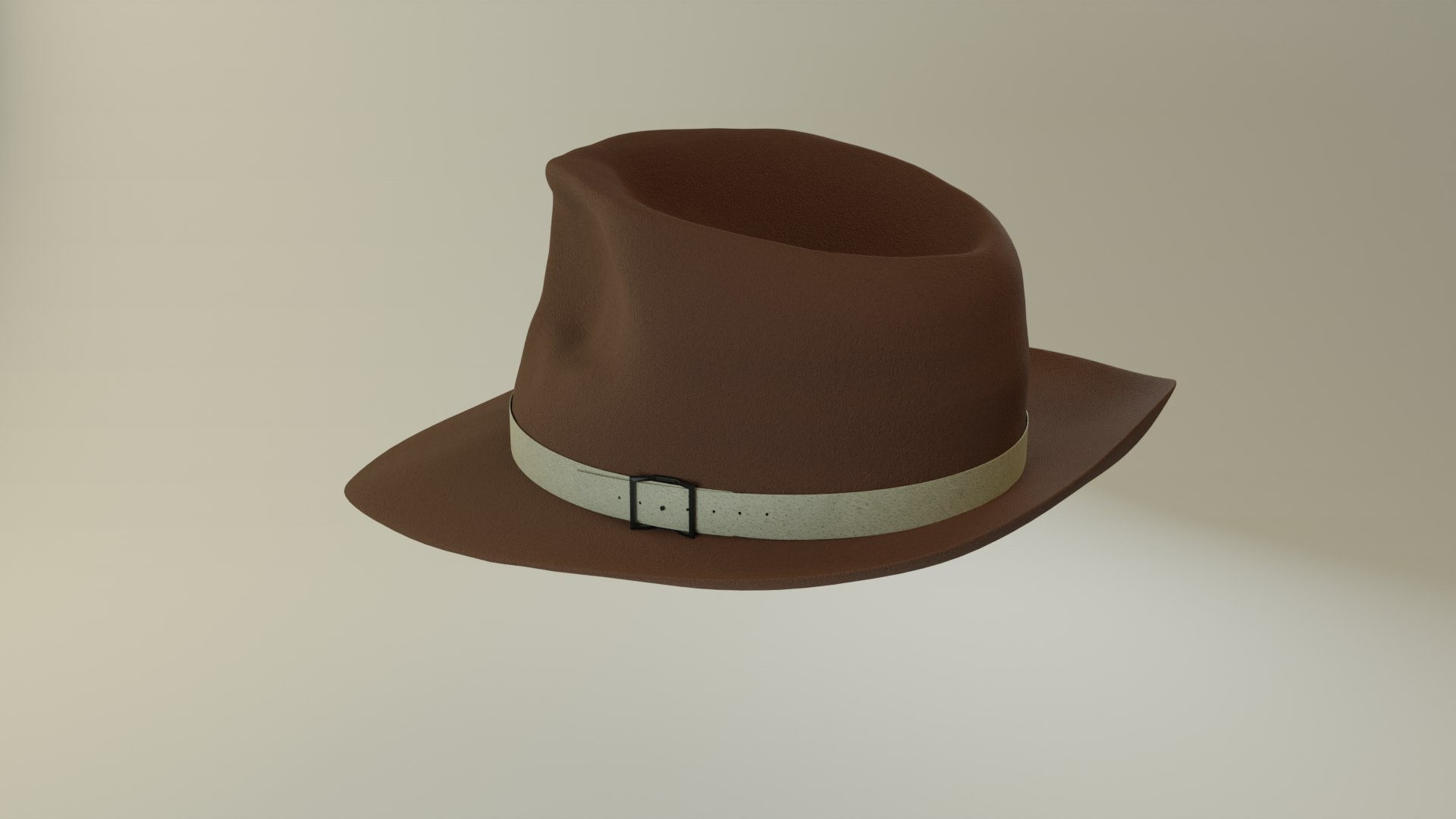 Brown Rim Hat 3D - TurboSquid 1963479