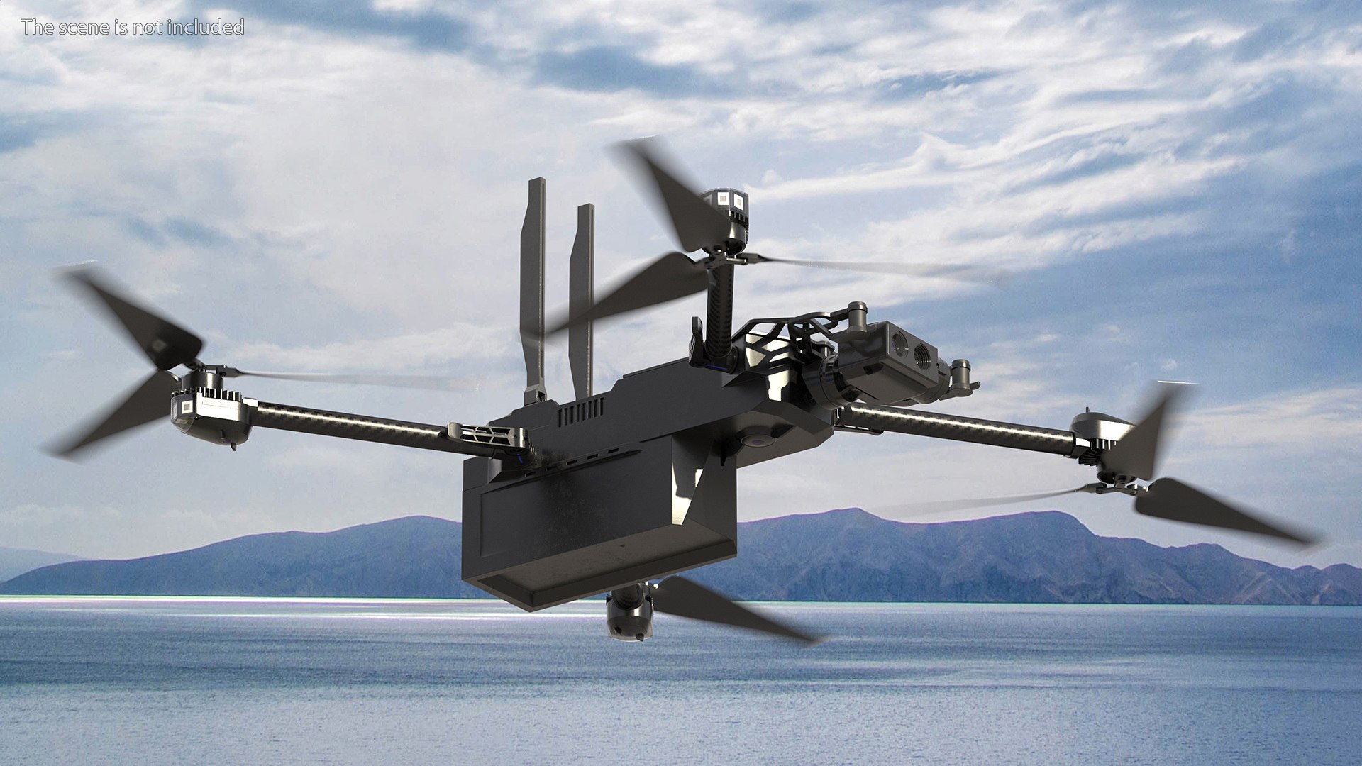 3D Autonomous Drone Skydio X2 Rigged model - TurboSquid 2089669