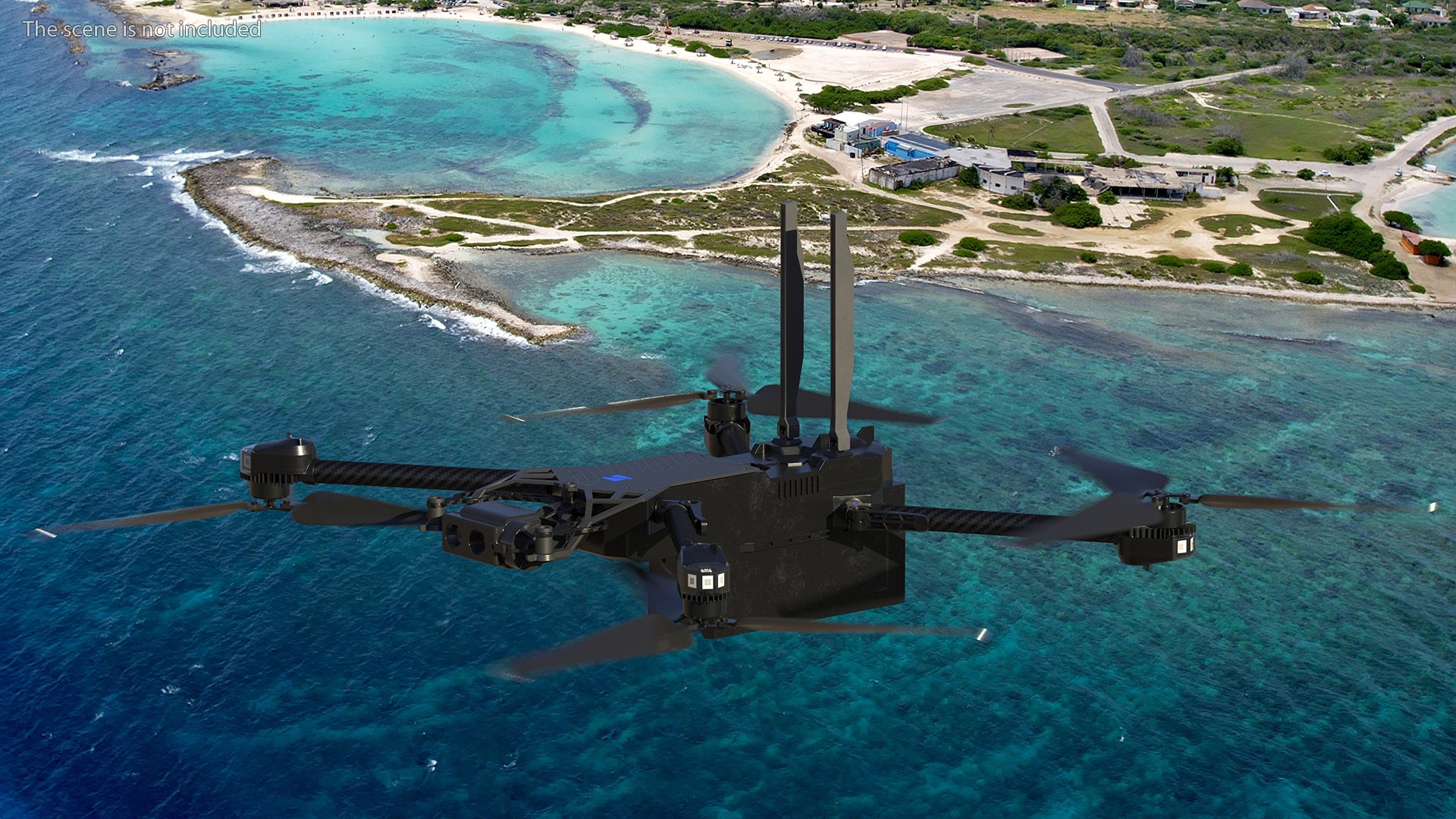 3D Autonomous Drone Skydio X2 Rigged model - TurboSquid 2089669