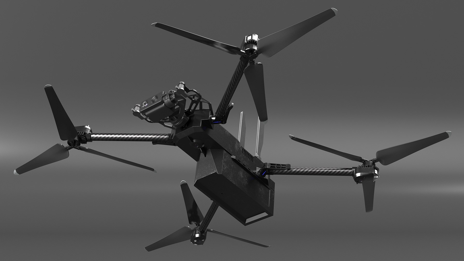 3D Autonomous Drone Skydio X2 Rigged model - TurboSquid 2089669