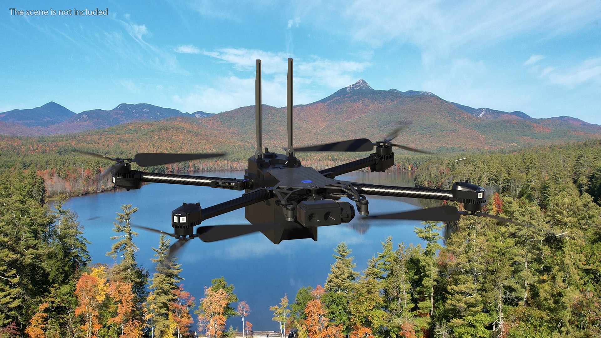 3D Autonomous Drone Skydio X2 Rigged Model - TurboSquid 2089669