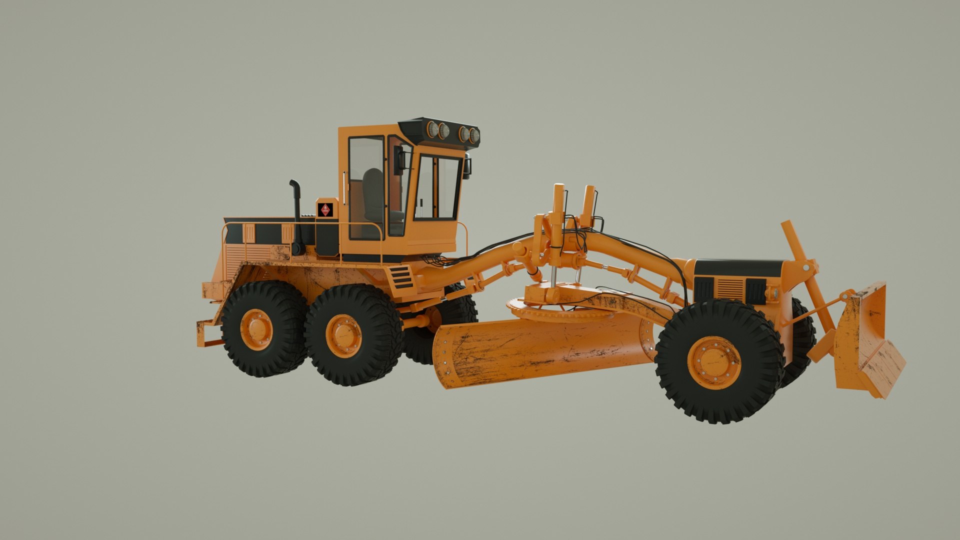 MOTOR GRADER 3D Model - TurboSquid 1889156