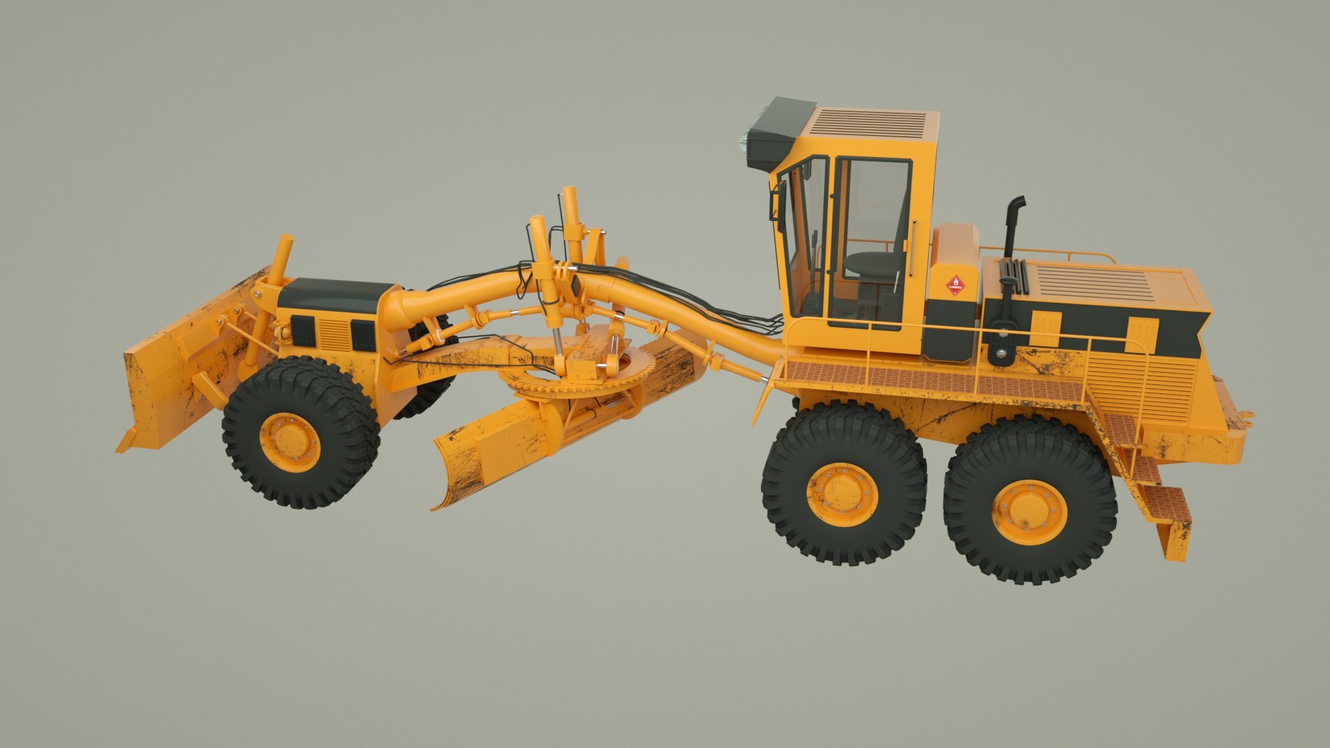 MOTOR GRADER 3D Model - TurboSquid 1889156