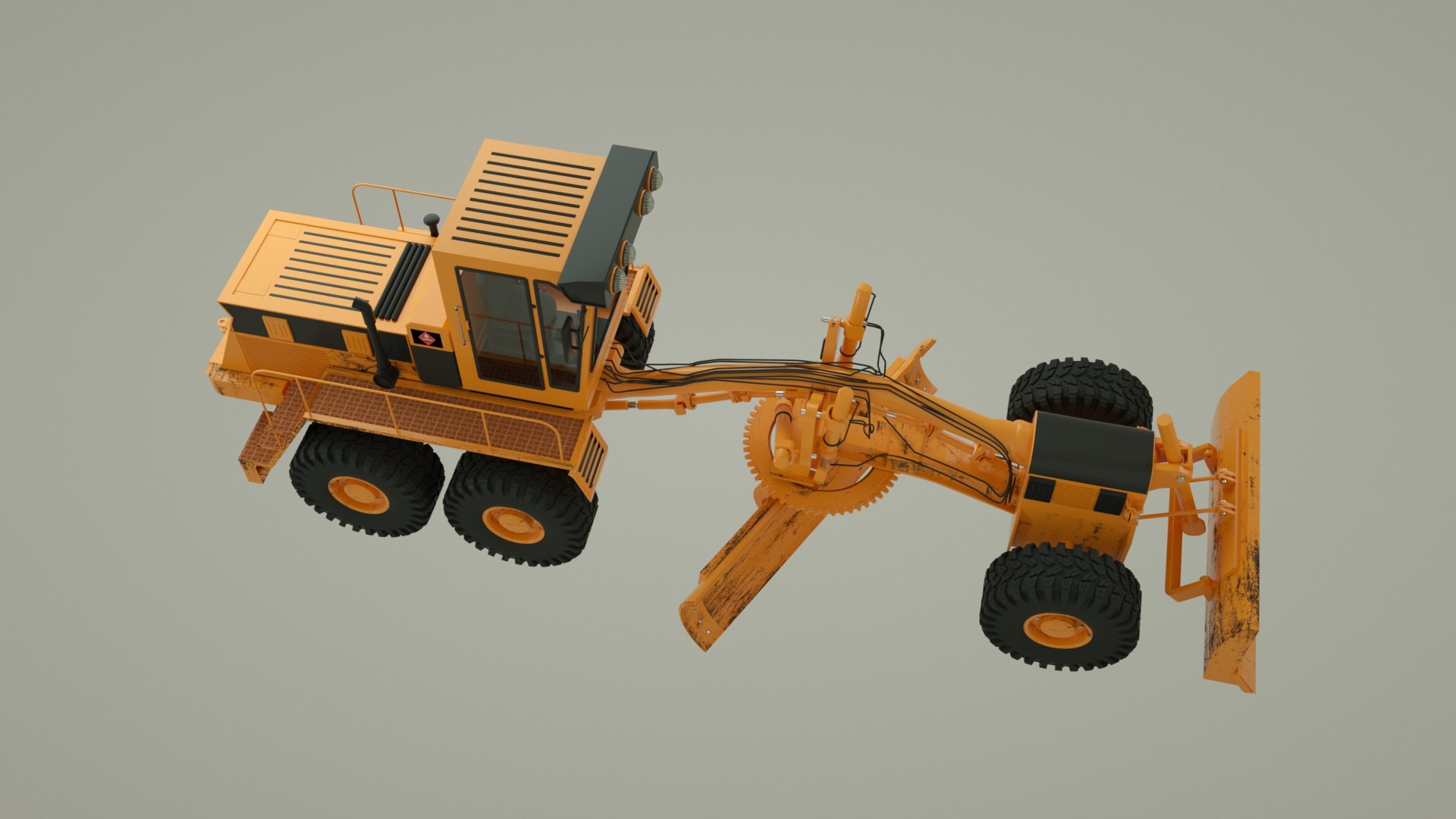 MOTOR GRADER 3D Model - TurboSquid 1889156