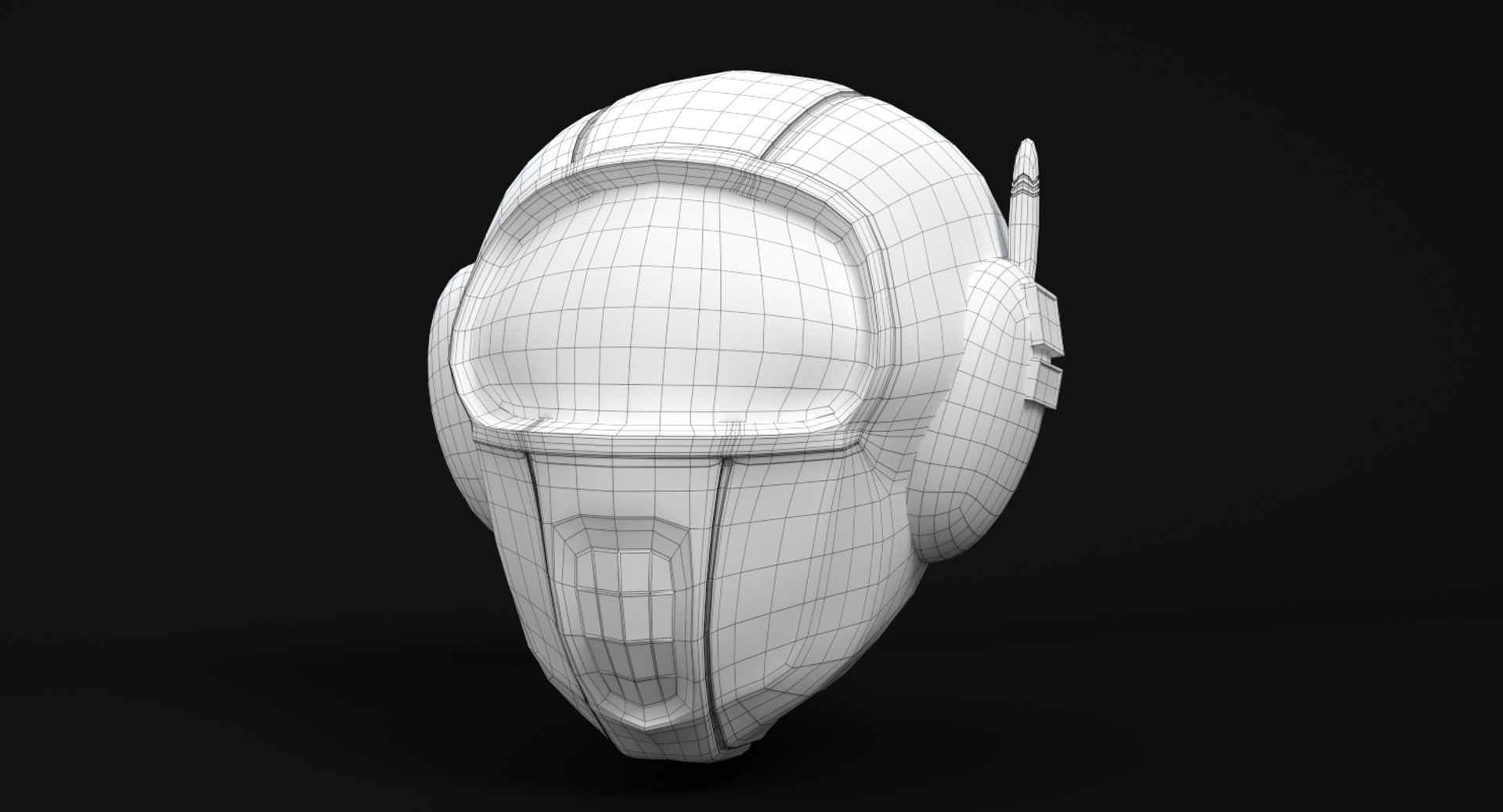 3d Model Sci-fi Helmet