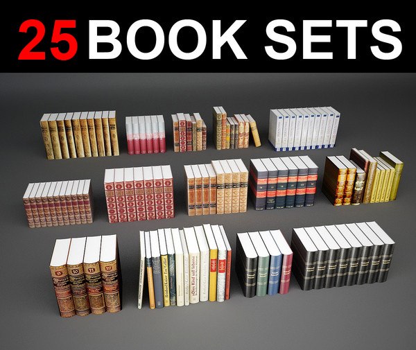 25 book sets 3d 3ds