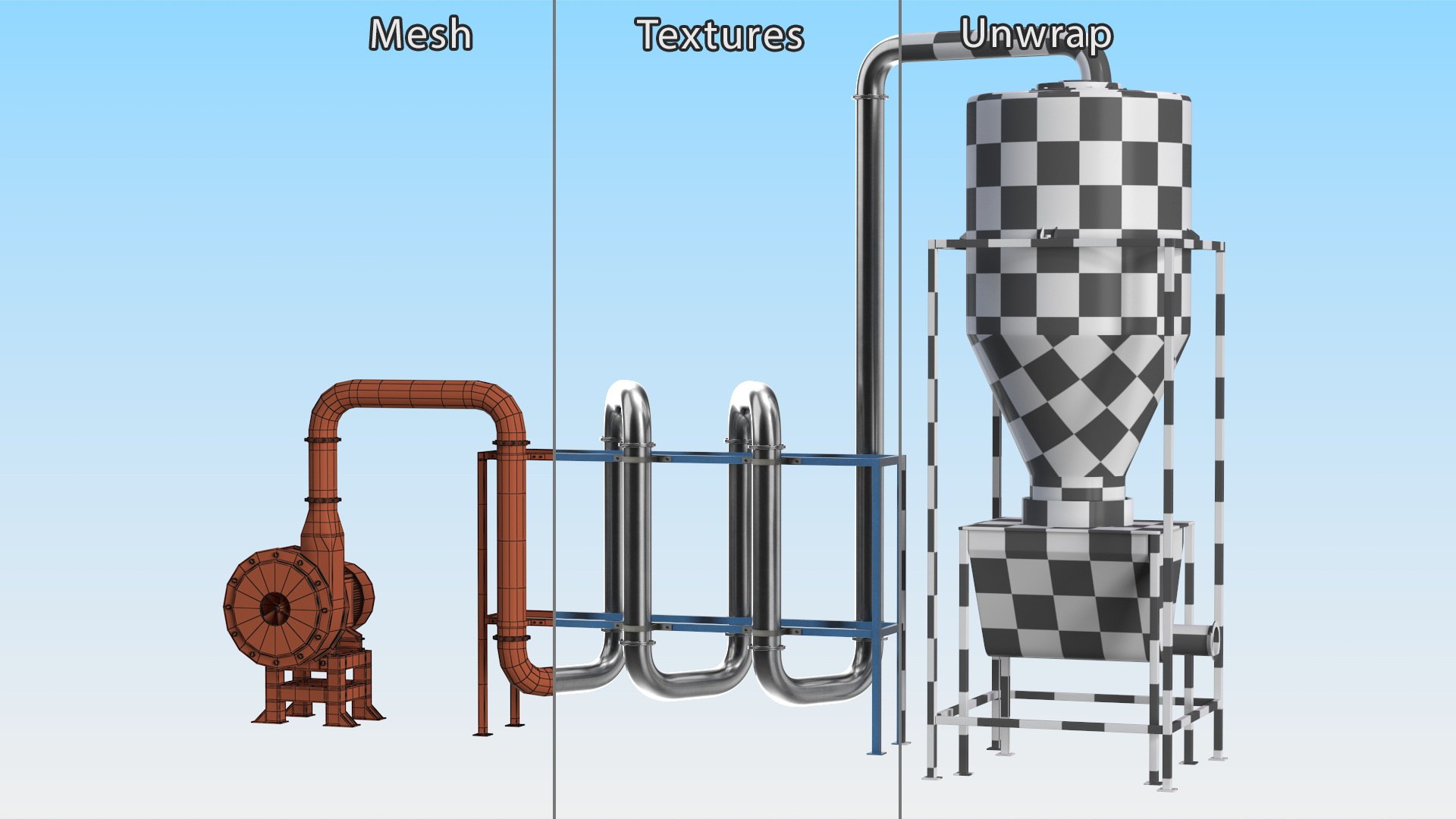 Air Separator With Cyclone Model - TurboSquid 2321481