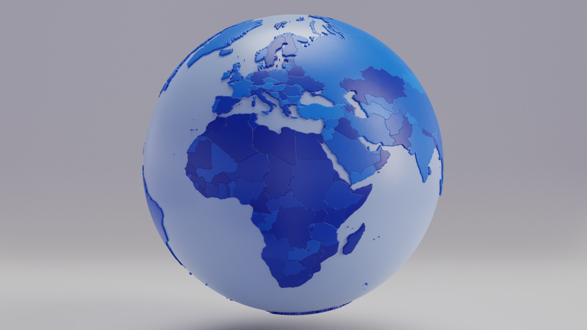 Geopolitical World 3D Model - TurboSquid 1564510