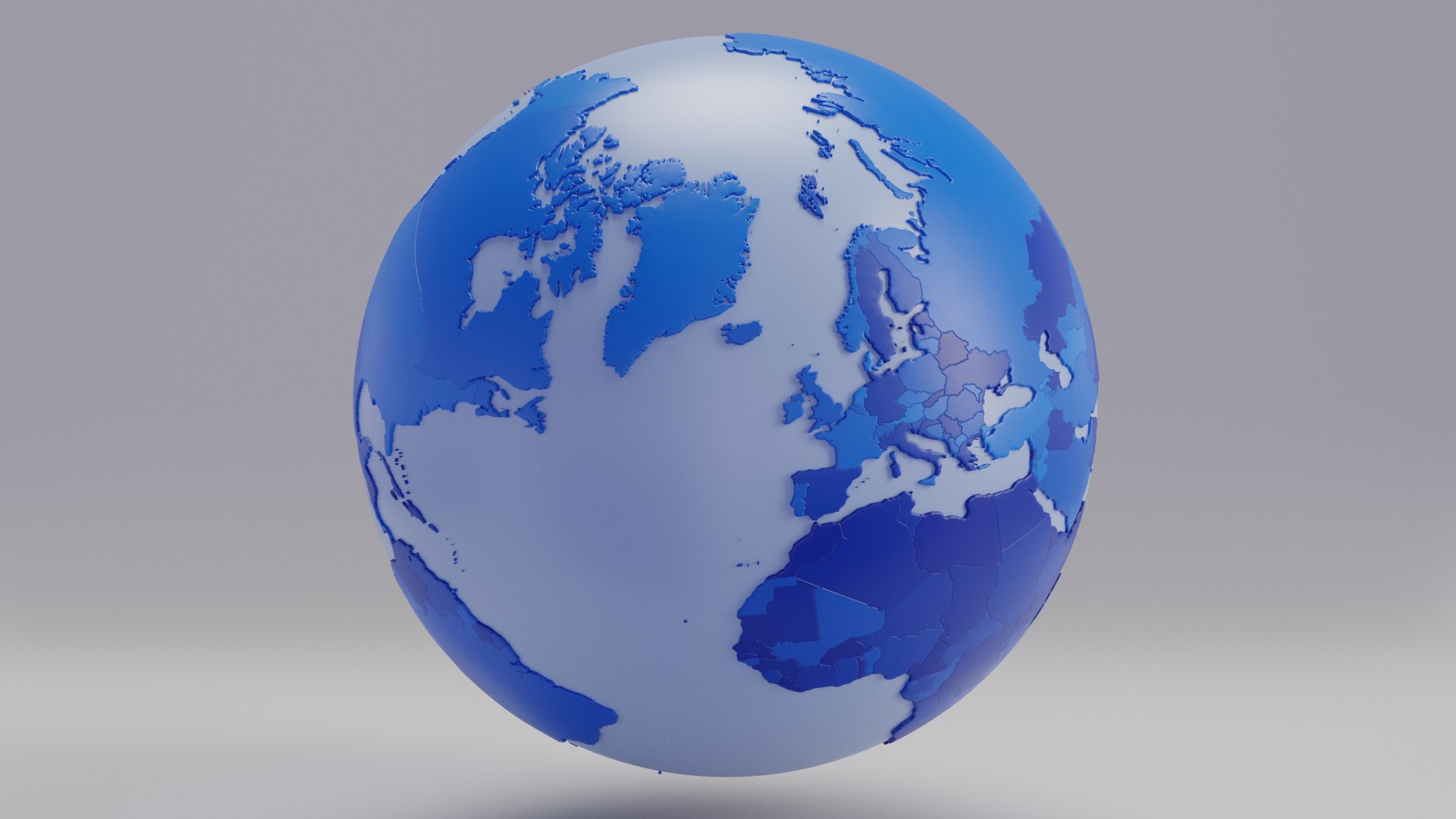 Geopolitical World 3D Model - TurboSquid 1564510