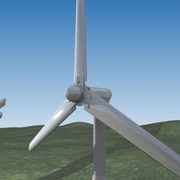 3d wind turbine model