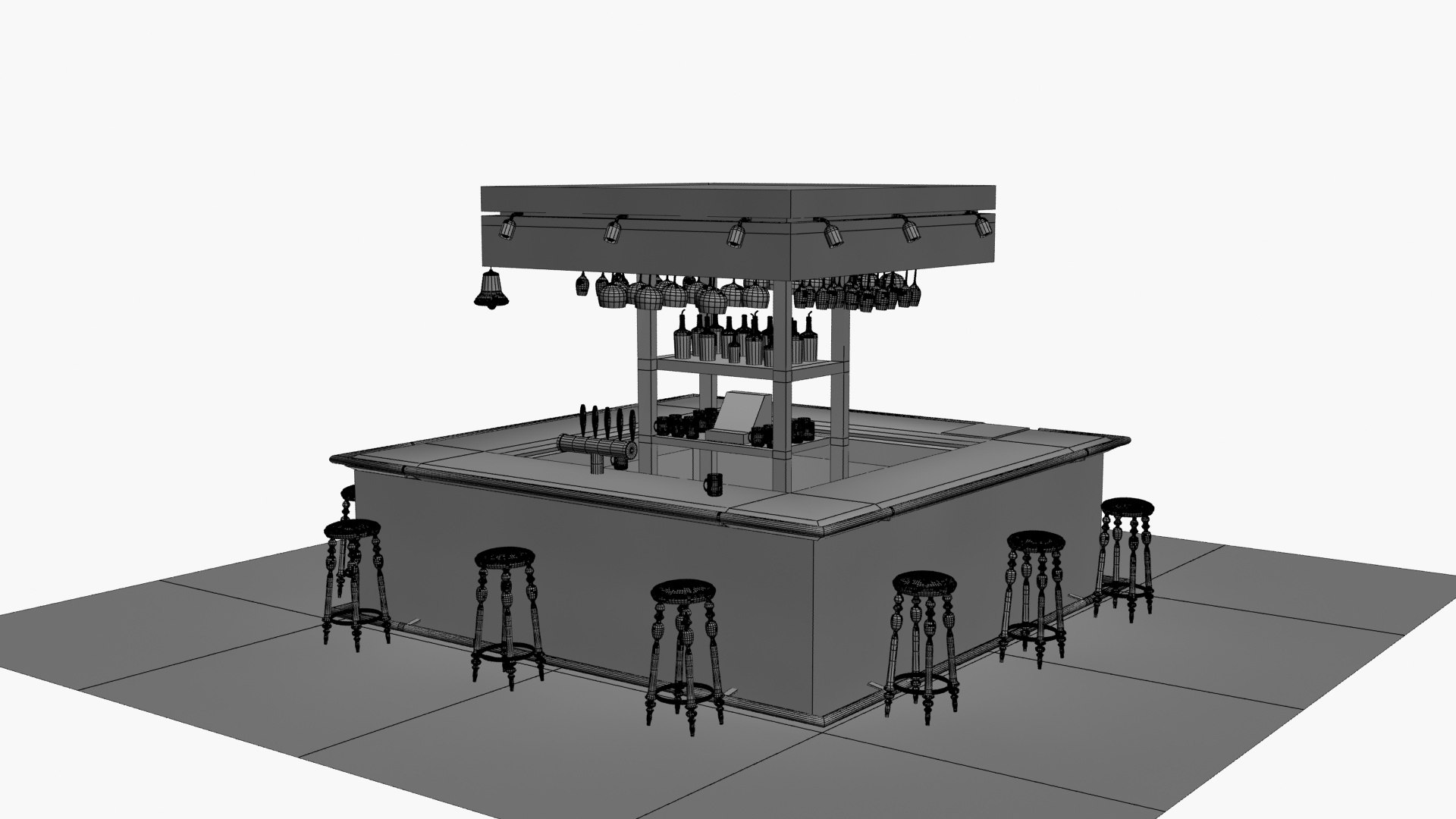 BAR 3D - TurboSquid 1936325