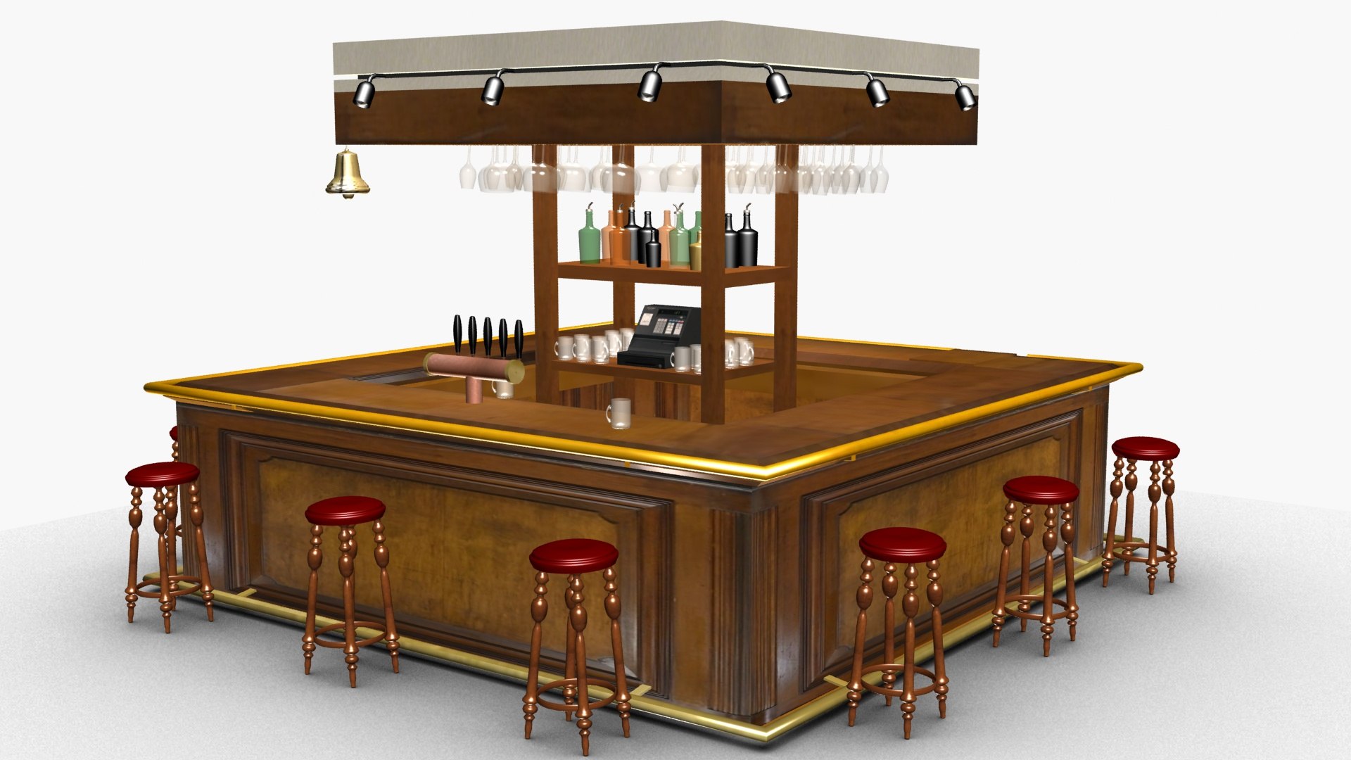 BAR 3D - TurboSquid 1936325