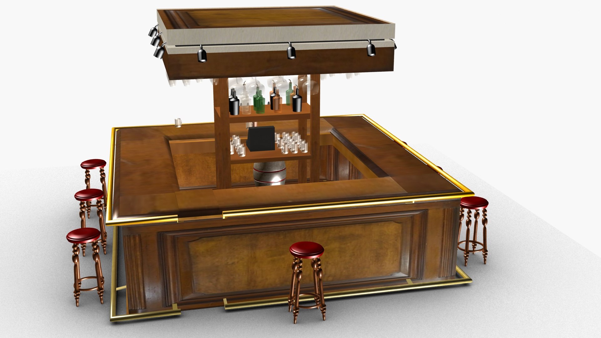 BAR 3D - TurboSquid 1936325