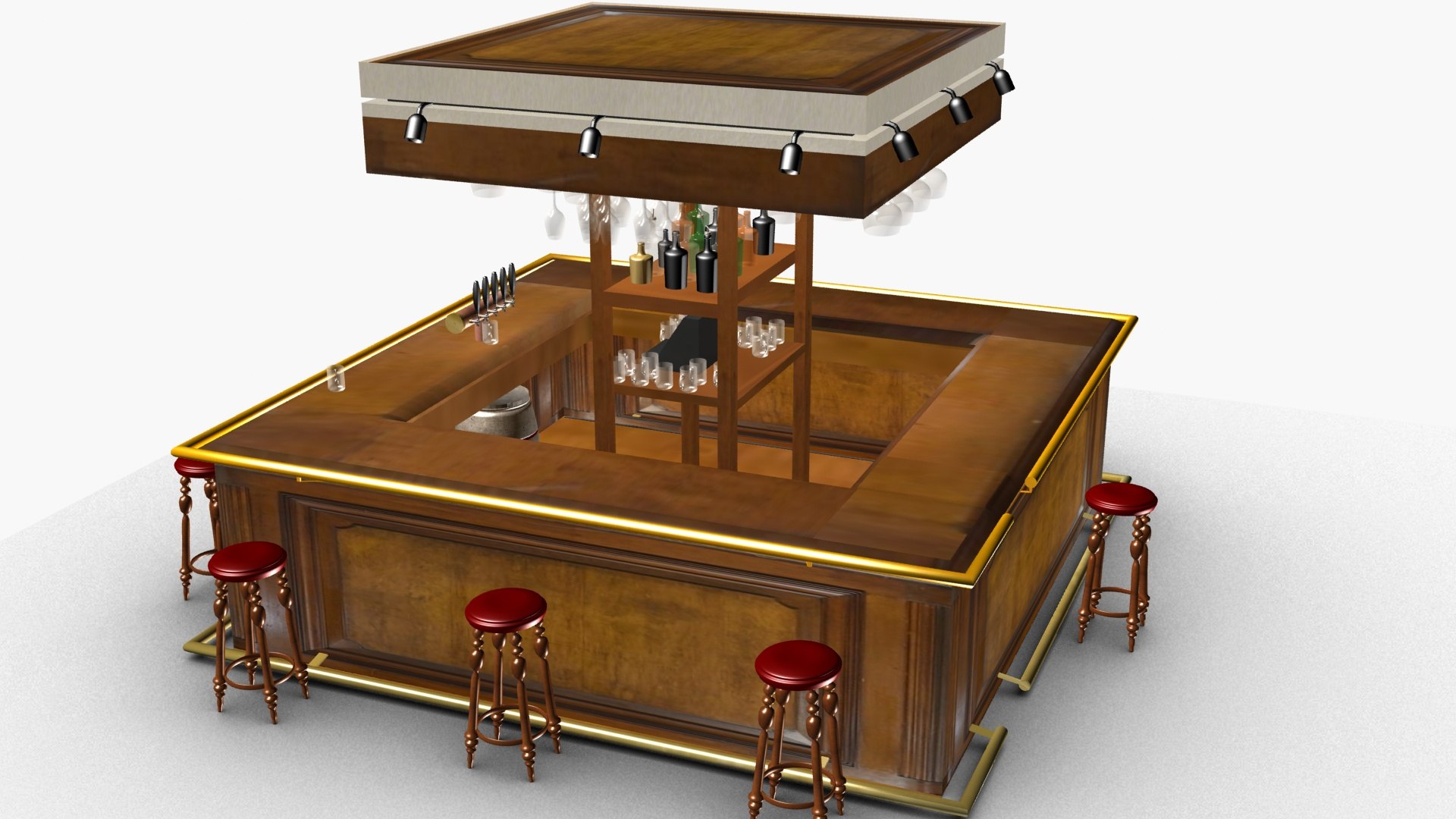 BAR 3D - TurboSquid 1936325