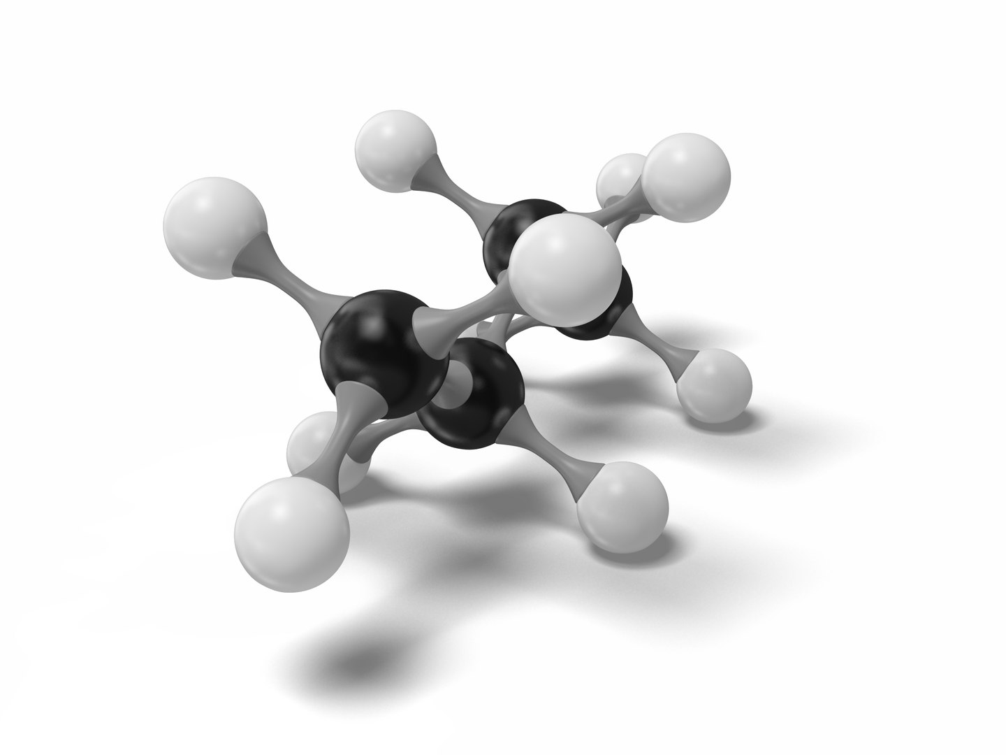 3D butane c4h10 modeled model - TurboSquid 1540515