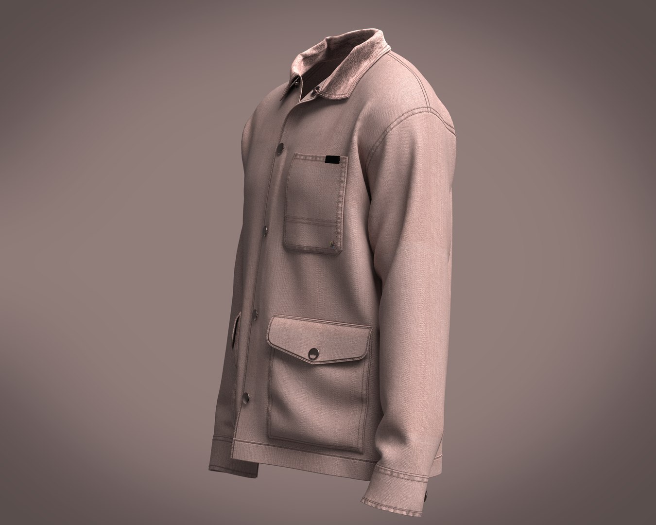 Mens Ranch Jacket 3D Model - TurboSquid 1984416