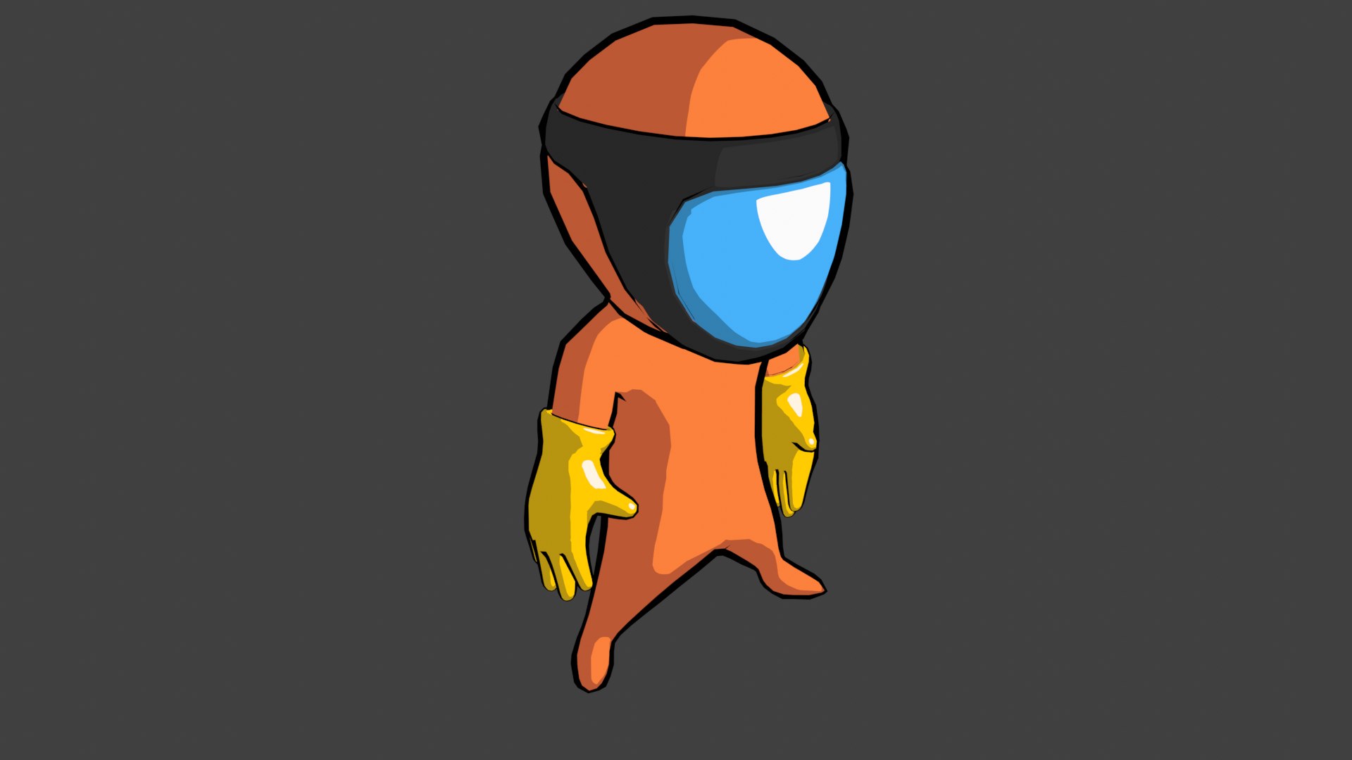 Rigged Space Character 3D Model - TurboSquid 2257087