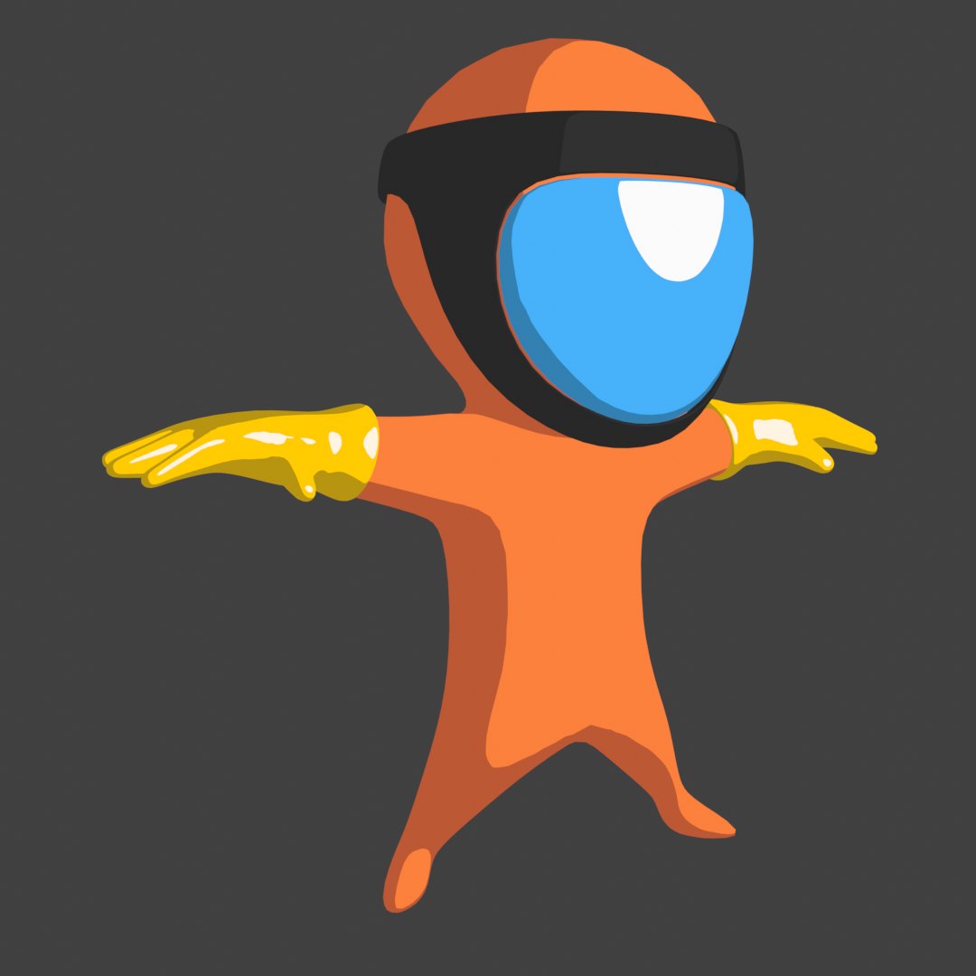 Rigged Space Character 3D Model - TurboSquid 2257087