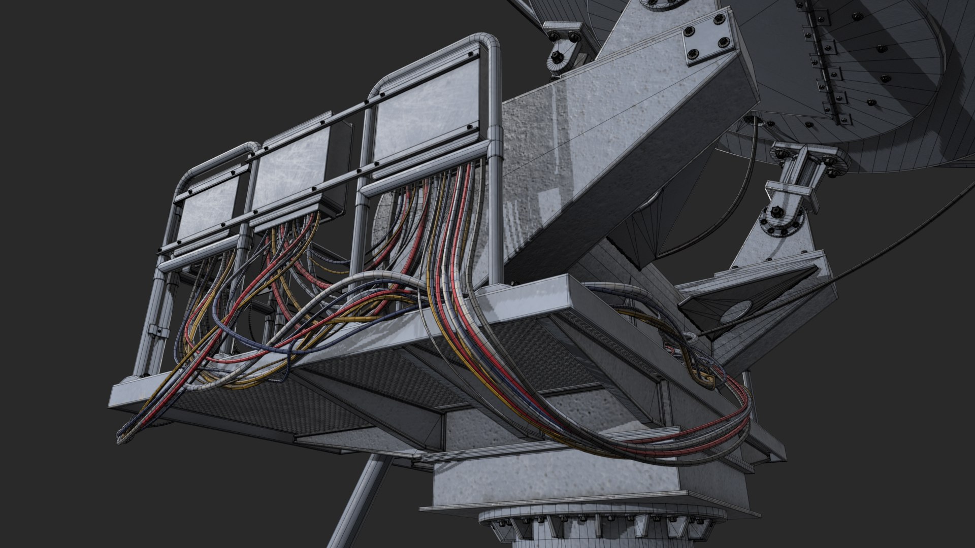 Military Satellite Dish 3D Model - TurboSquid 2187486