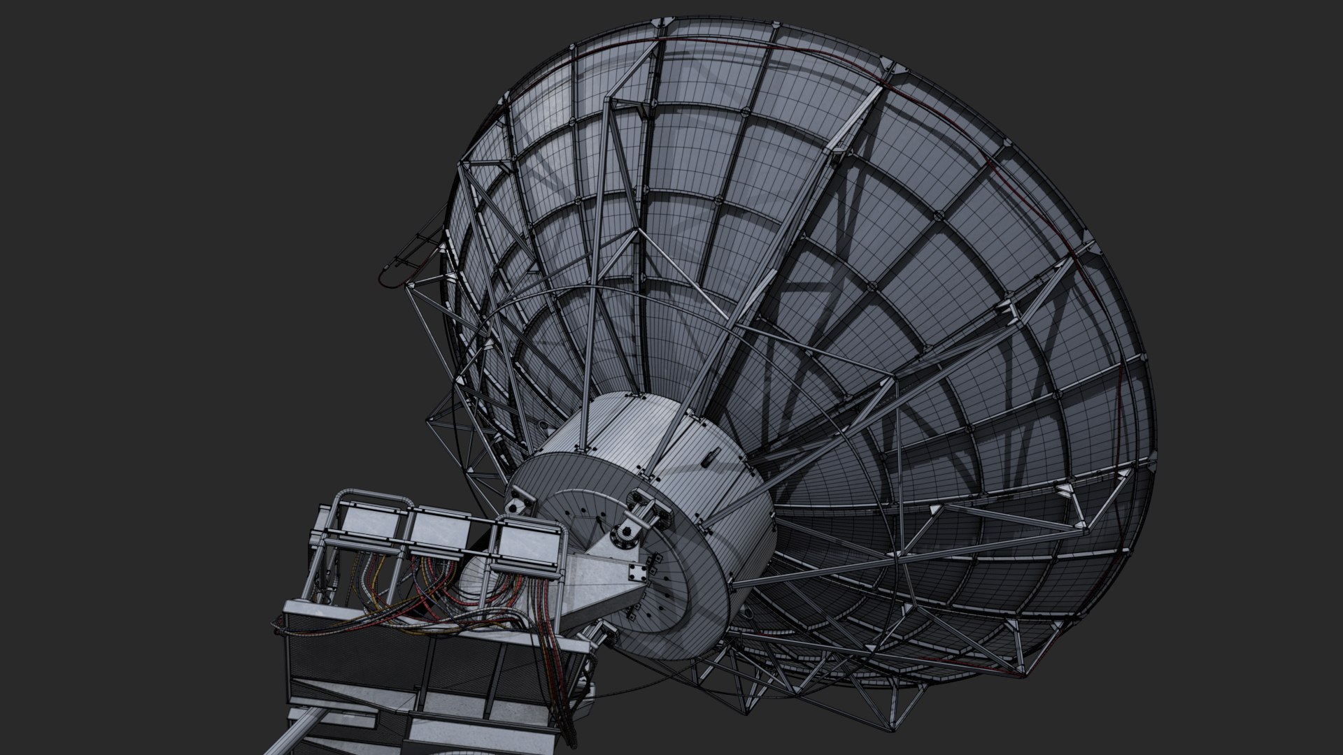 Military Satellite Dish 3D Model - TurboSquid 2187486