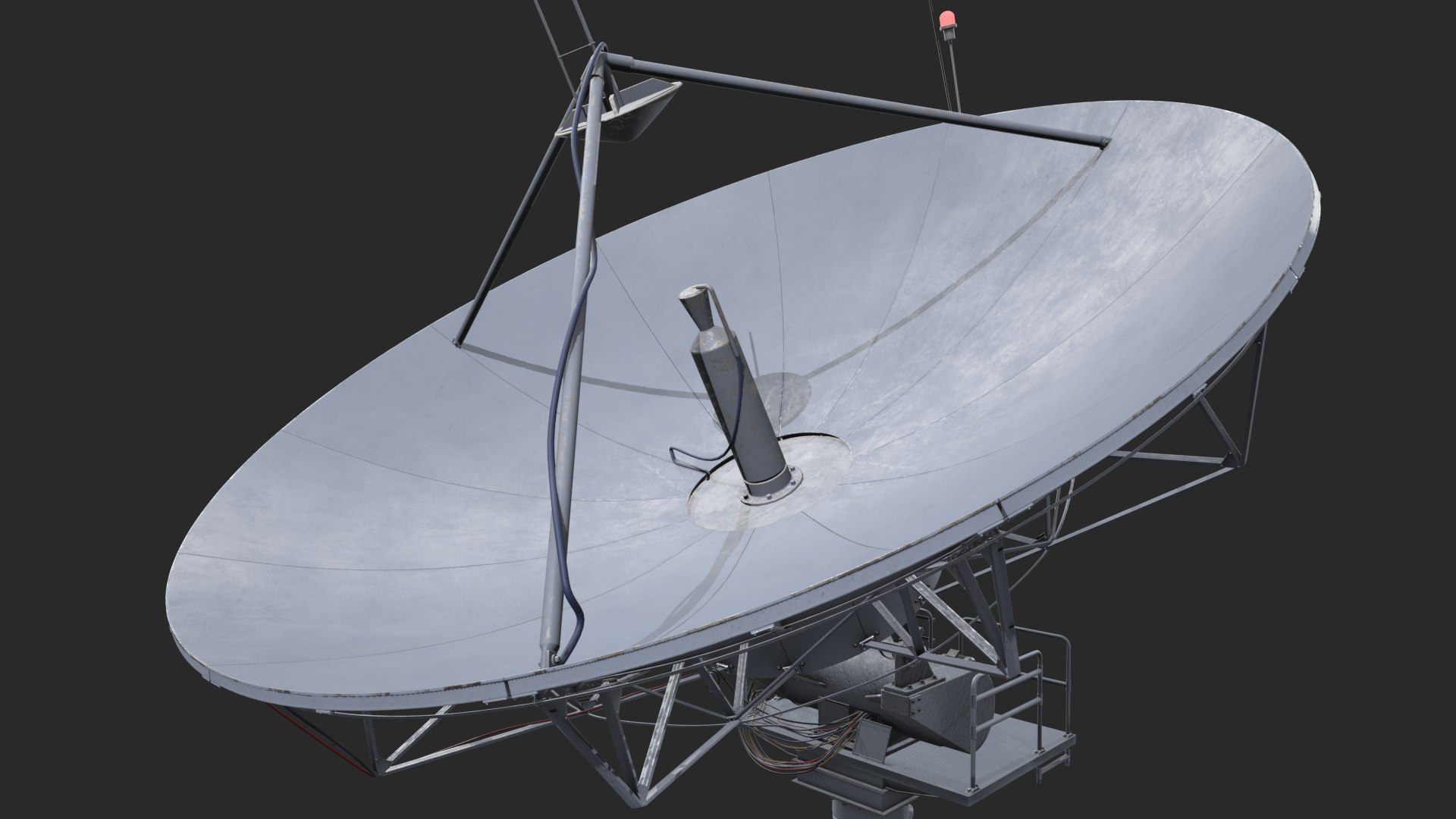 Military Satellite Dish 3D Model - TurboSquid 2187486