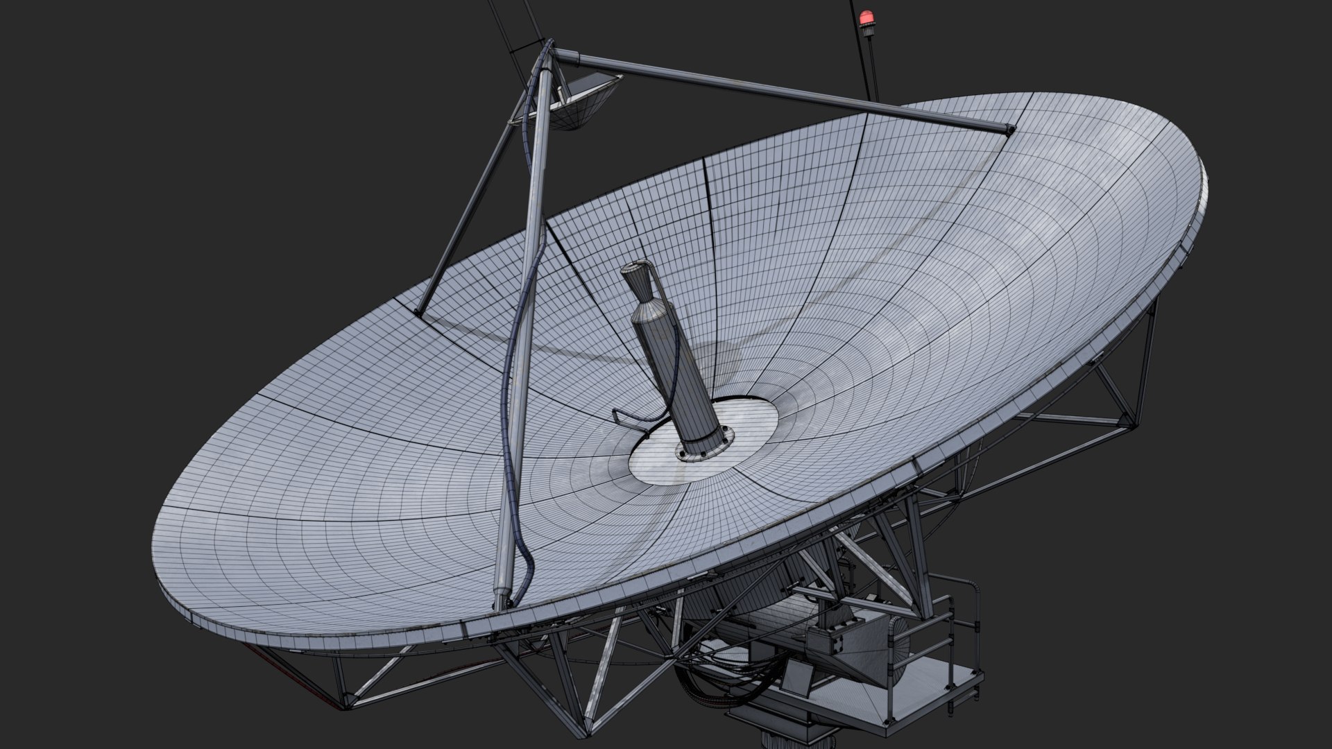Military Satellite Dish 3D Model - TurboSquid 2187486