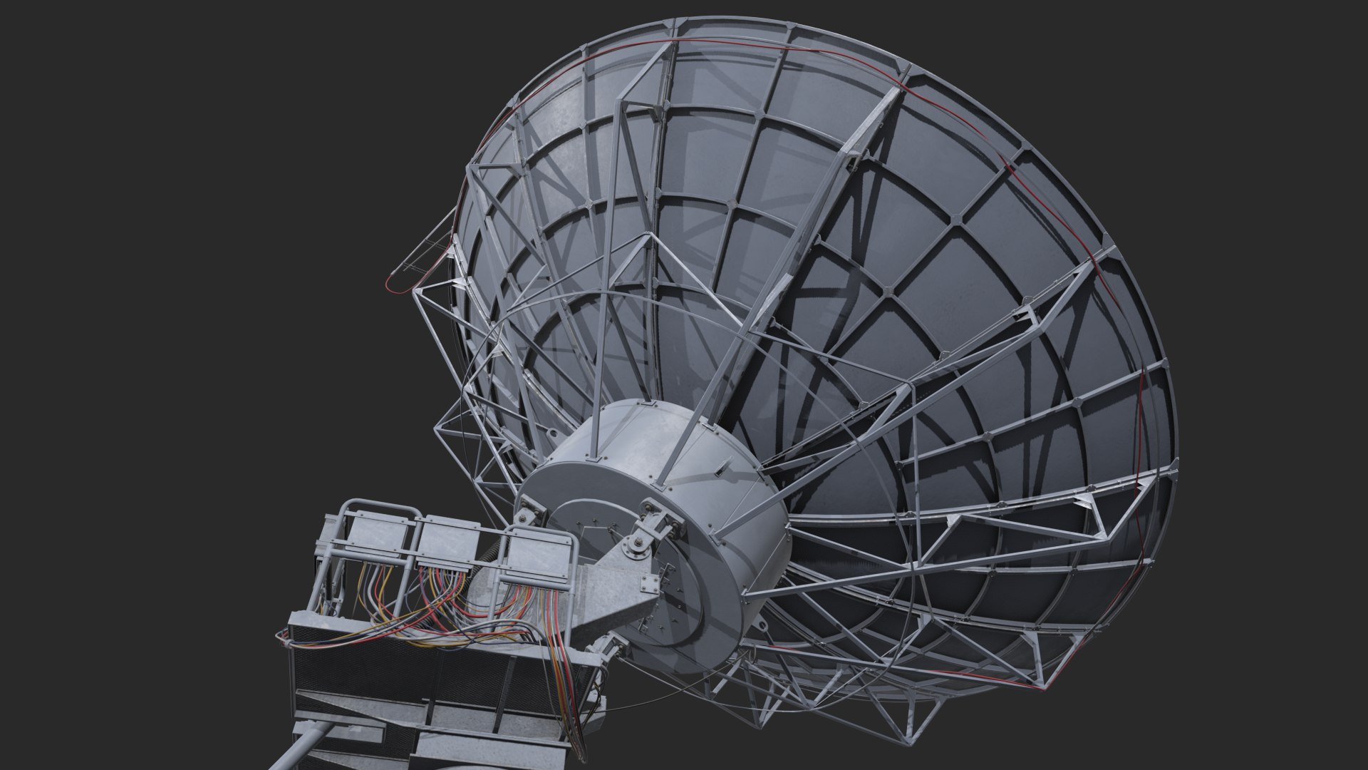 Military Satellite Dish 3D Model - TurboSquid 2187486