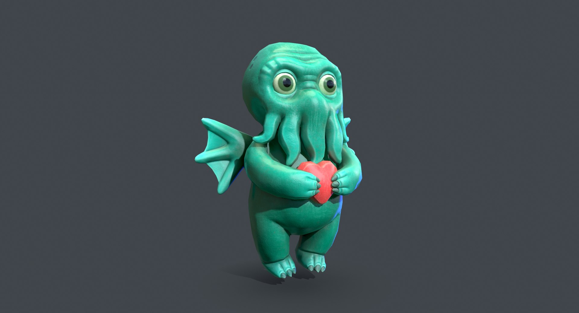 Cthulhu toy heart 3D model - TurboSquid 1423162