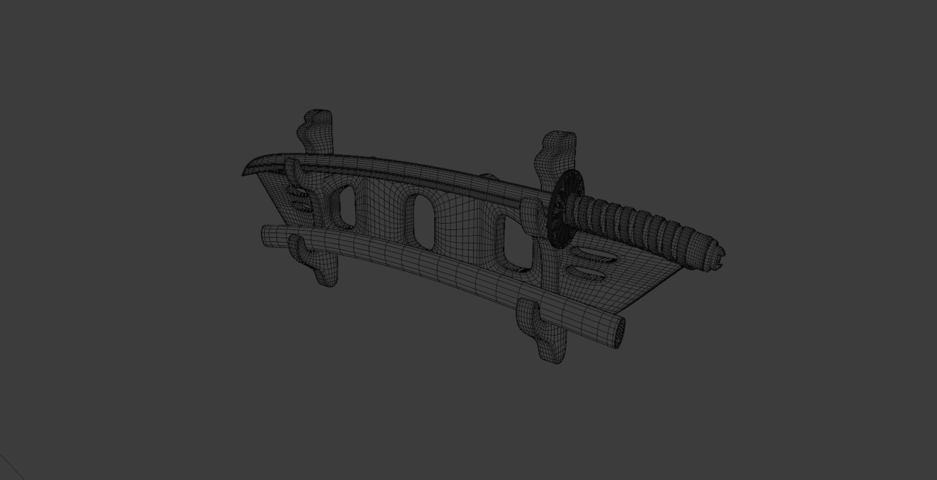 Rusted katana model - TurboSquid 1596202