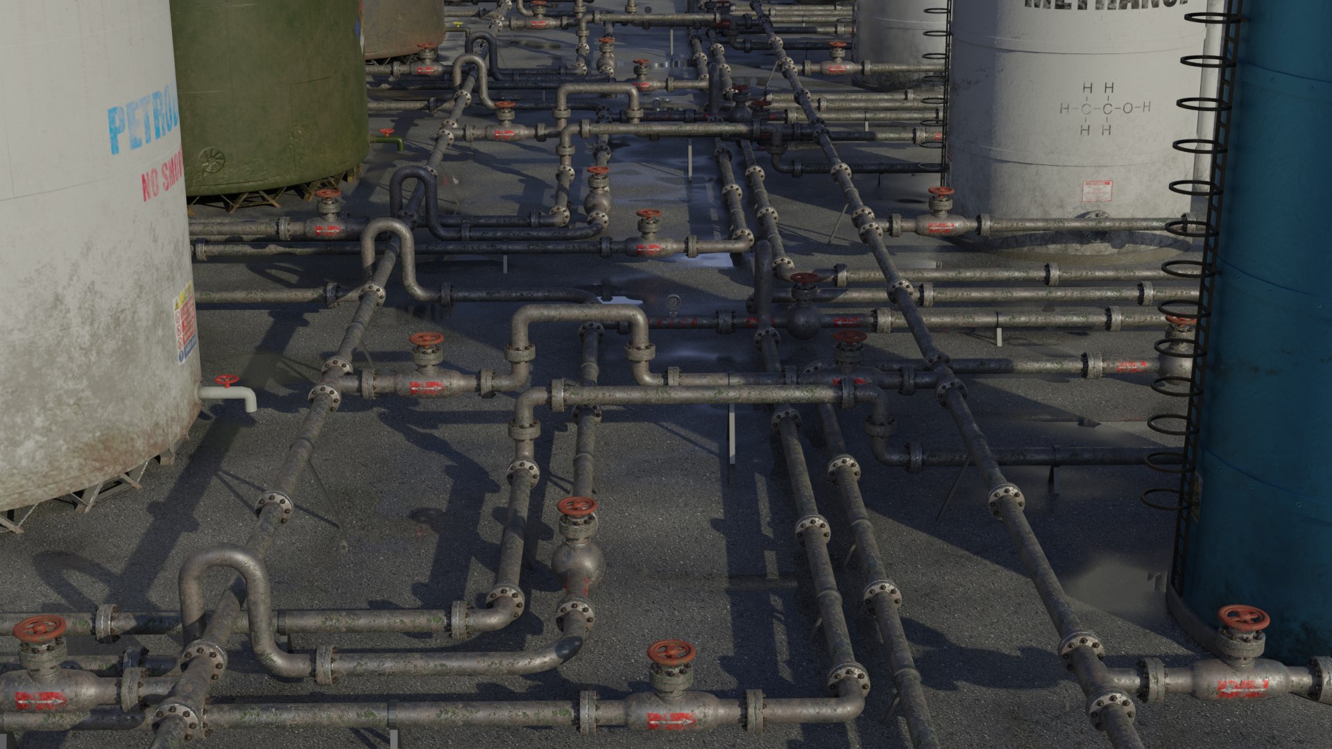 Industrial Pipes Asset Pack 3D Model - TurboSquid 1807254