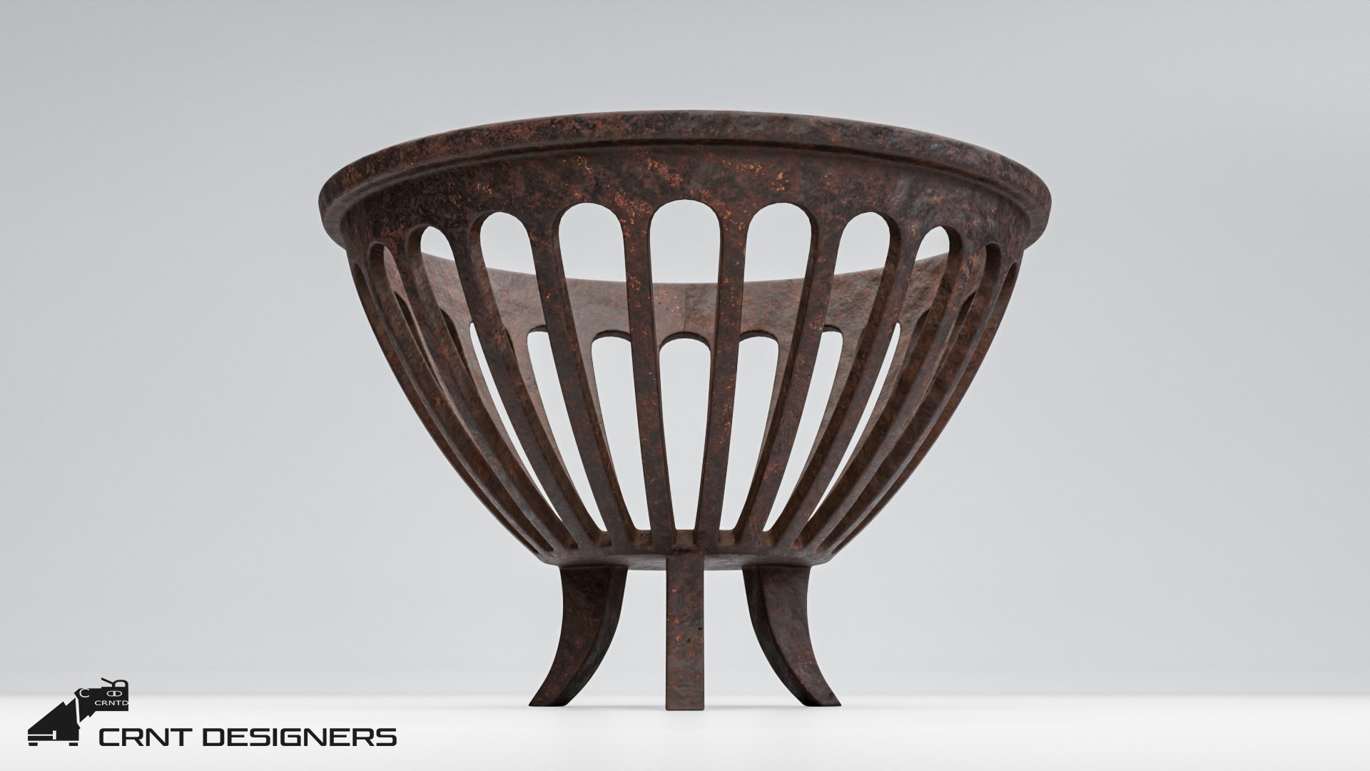 3D Model Cast Iron Fire Brazier - TurboSquid 2353192