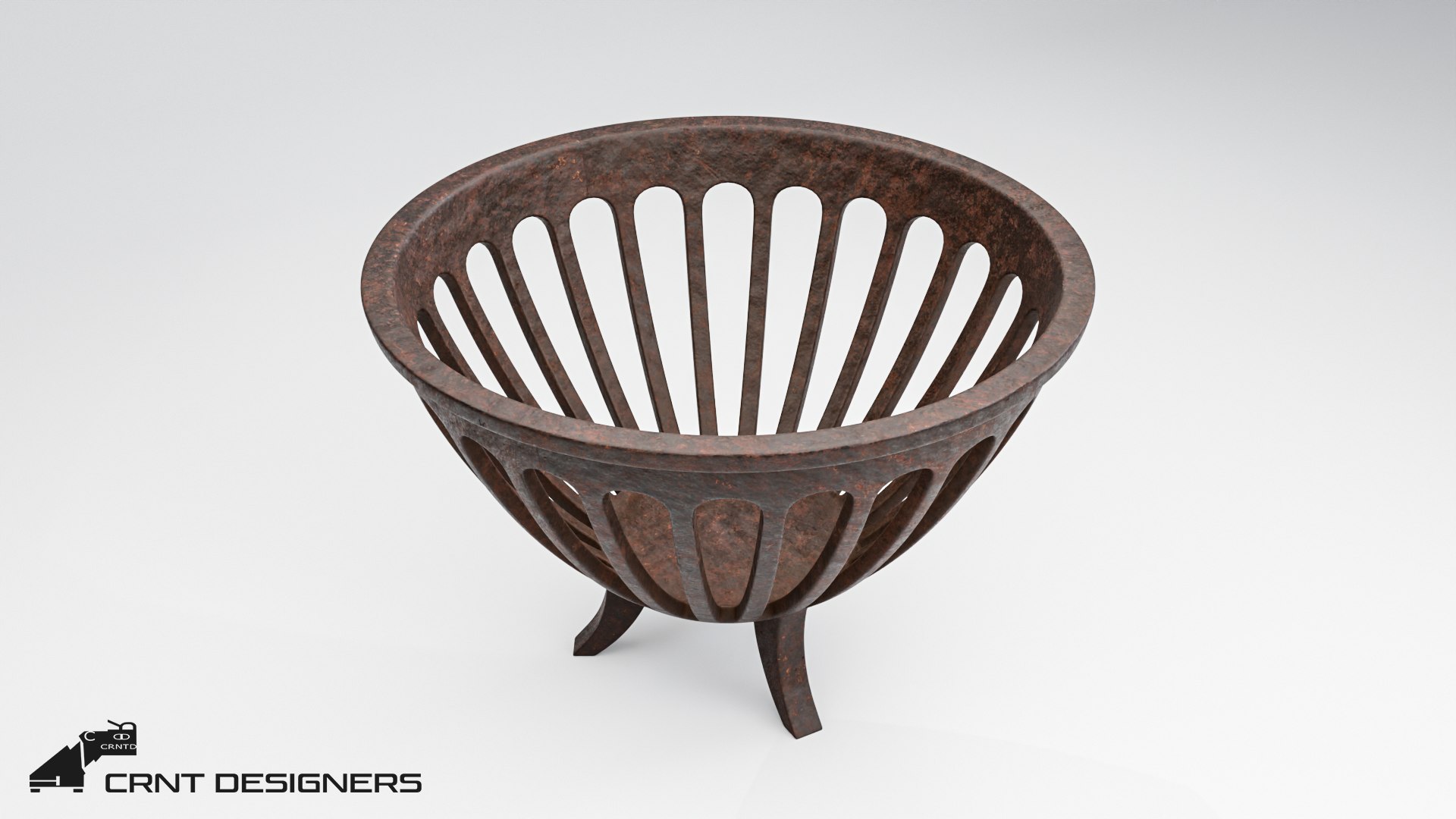 3D Model Cast Iron Fire Brazier - TurboSquid 2353192