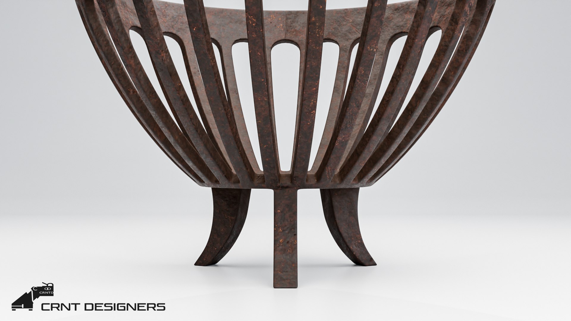 3D Model Cast Iron Fire Brazier - TurboSquid 2353192