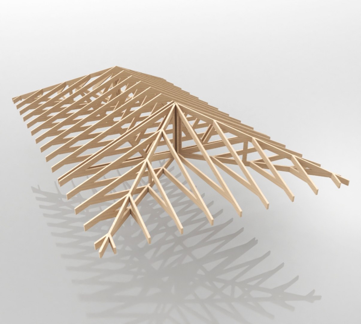 3D Wood Roof Collections Model - TurboSquid 1831291