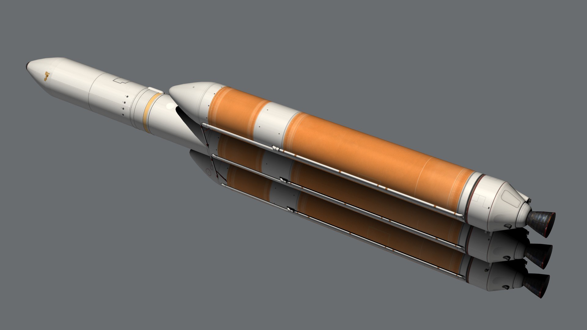 Delta IV Heavy 3D Model - TurboSquid 2090505
