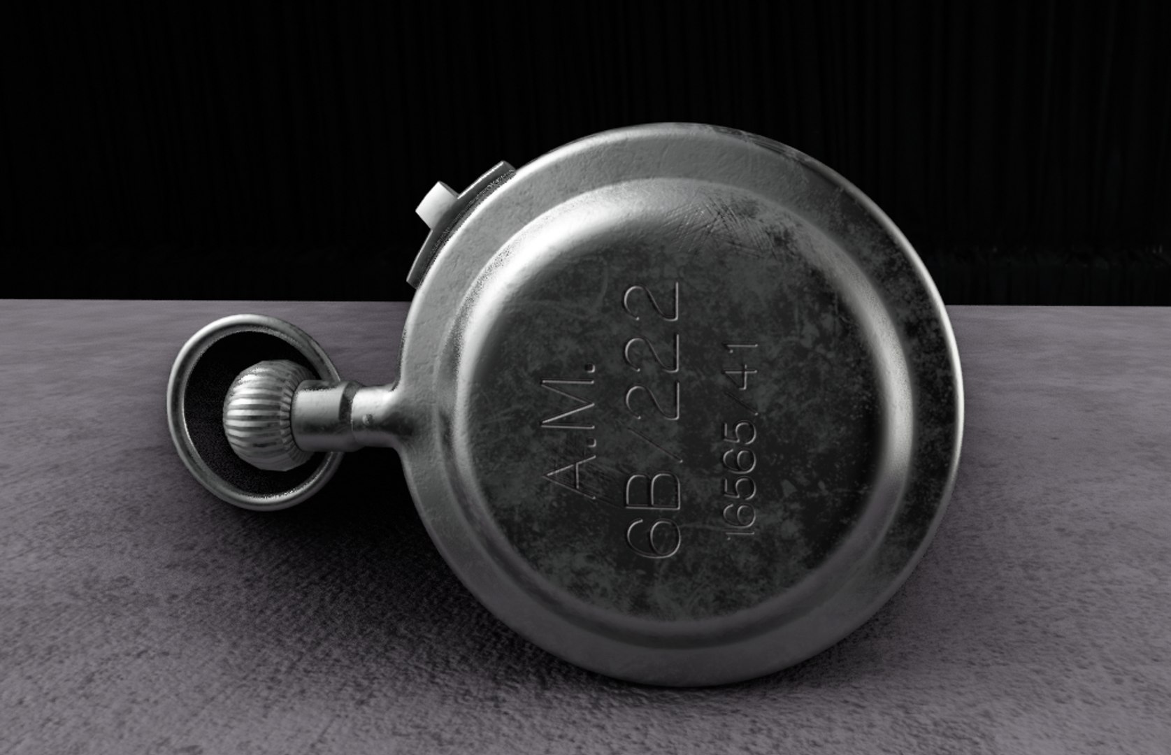 British Wwii Stopwatch 3D Model - TurboSquid 1591886