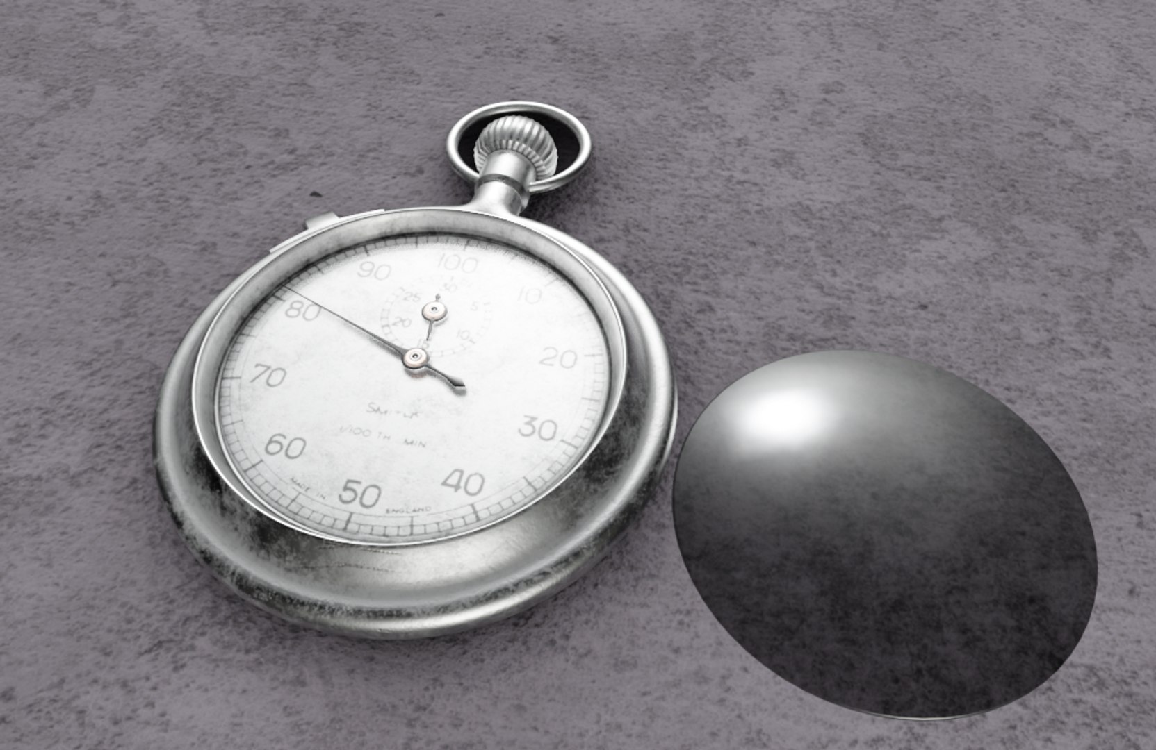 British Wwii Stopwatch 3D Model - TurboSquid 1591886